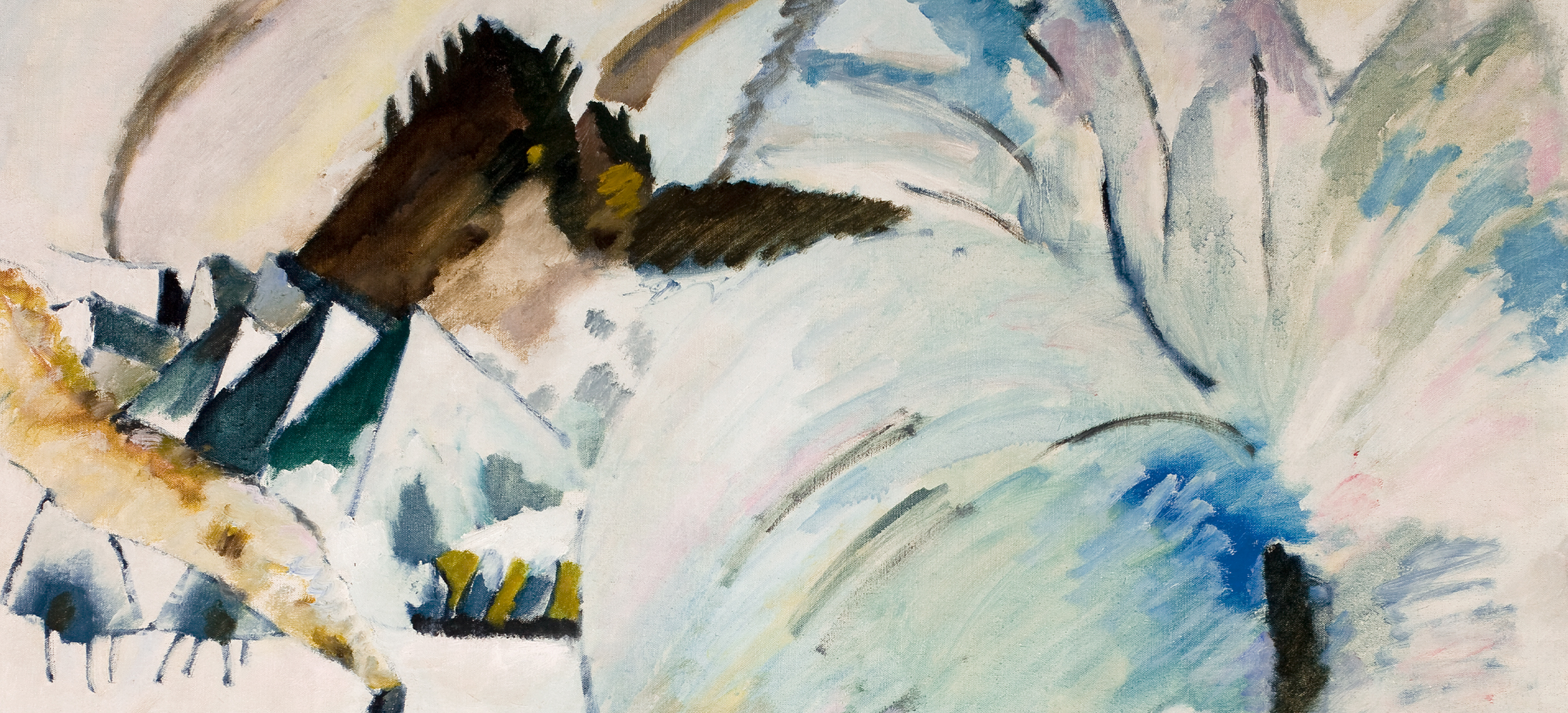 Conservation work refreshes Kandinsky’s brilliant, snowy whites - Saint ...