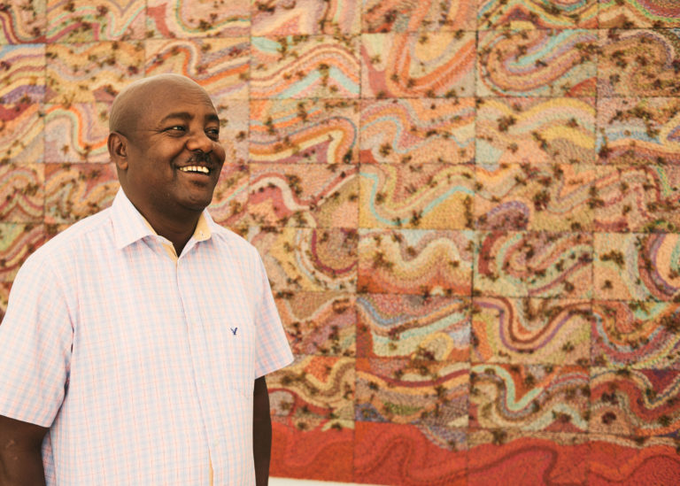 Elias Sime: Walking a tightrope between nature and technology - Saint ...