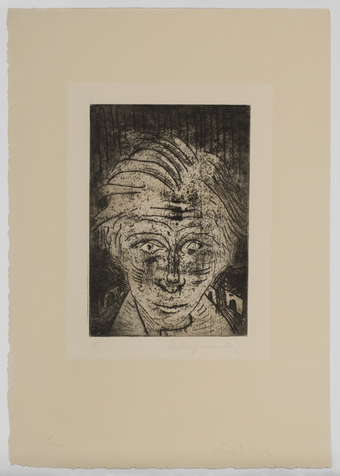 Plate 4, from the series "Büchner's 'Lenz'" - Saint Louis Art Museum