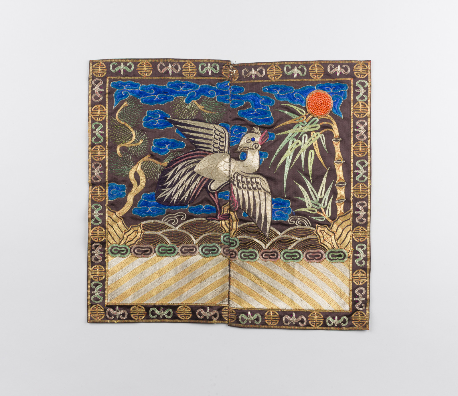 Rank Badge of the Wife of a Civil Official of the Fifth Rank with ...