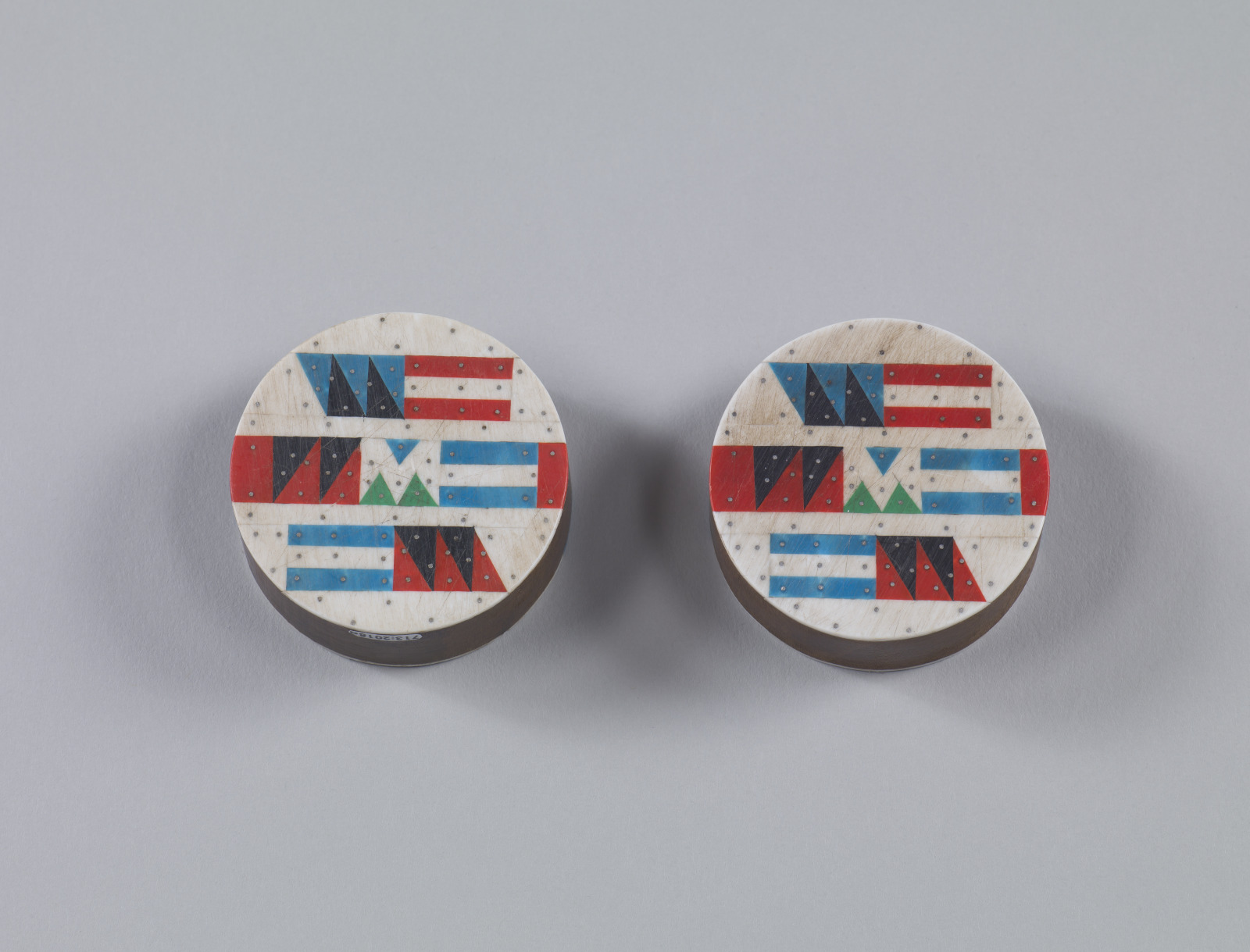 Pair of Double-sided Ear Spools (iziquaza/amashaza) - Saint Louis Art ...