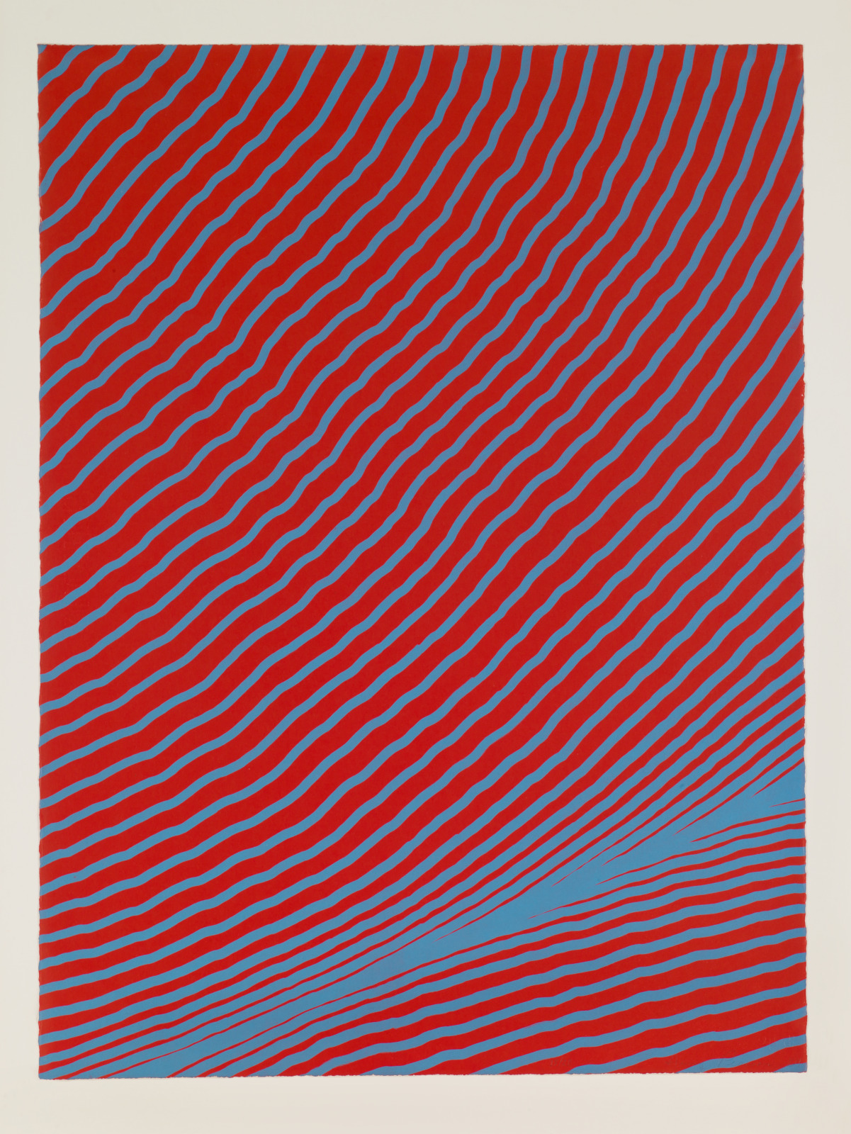 Blue on Red - Saint Louis Art Museum