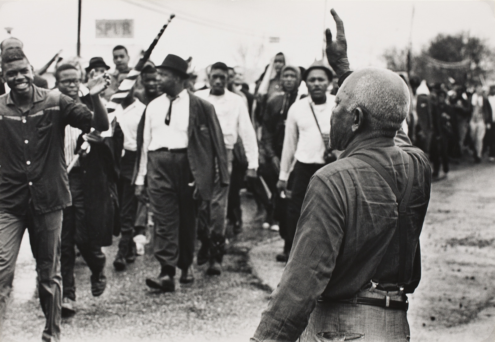 Selma March supporter welcoming the marchers into Montgomery - Saint ...