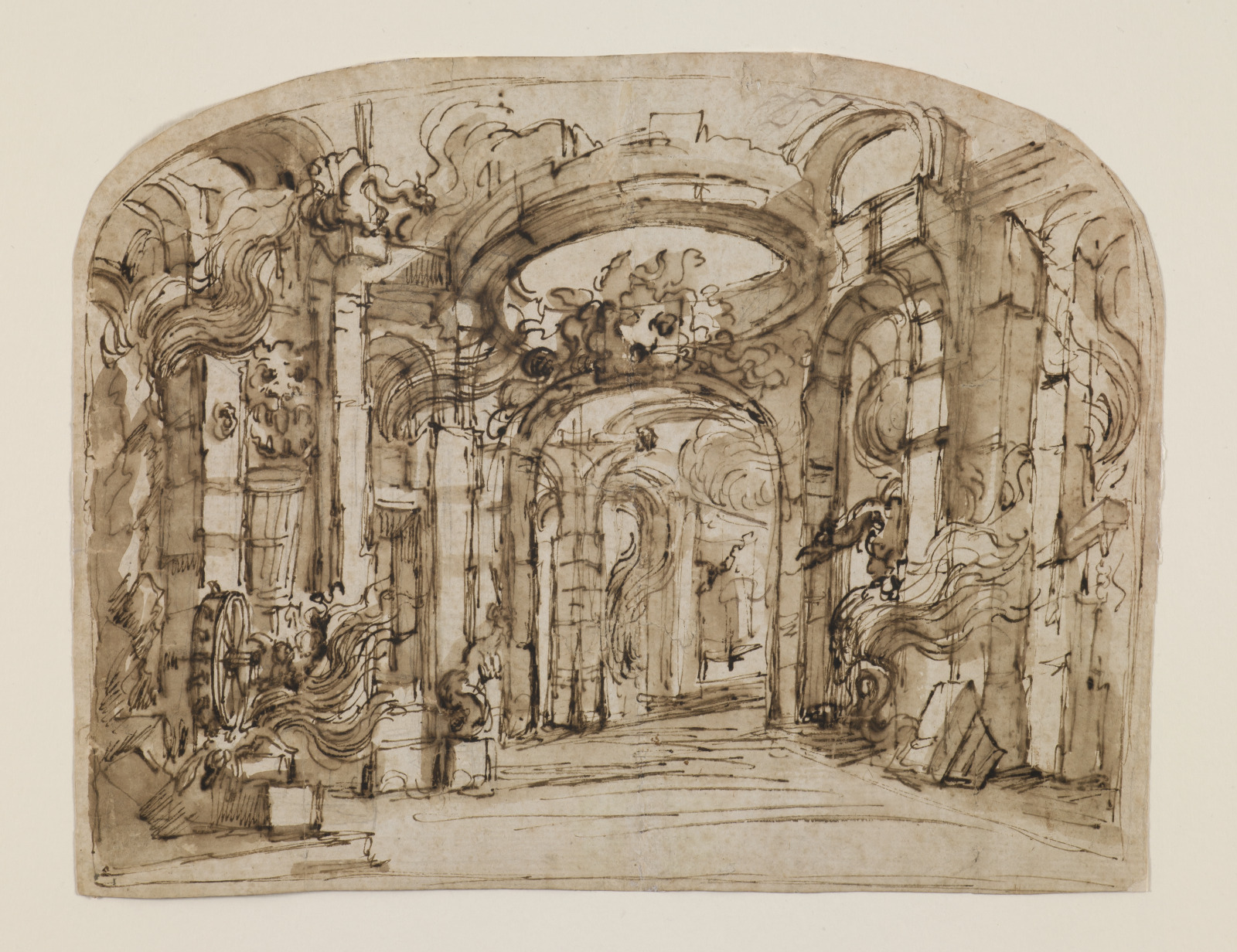 Stage Design for a Scene in the Underworld - Saint Louis Art Museum