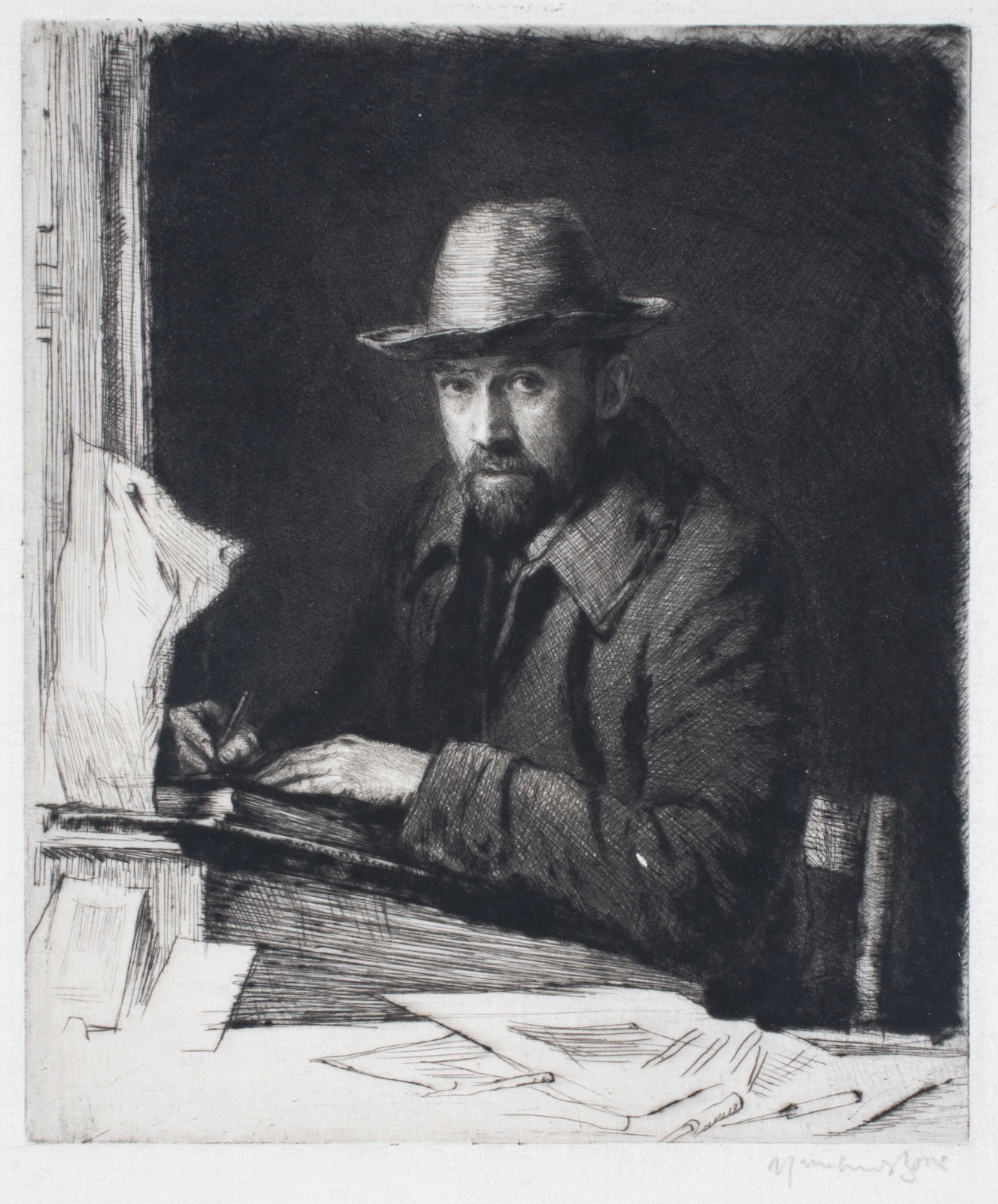 Portrait of the Artist in a Hat, No. 2 - Saint Louis Art Museum