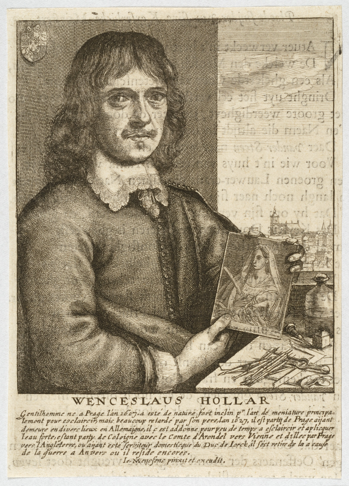 Wenceslaus Hollar, from the series "Image de divers hommes: The true ...