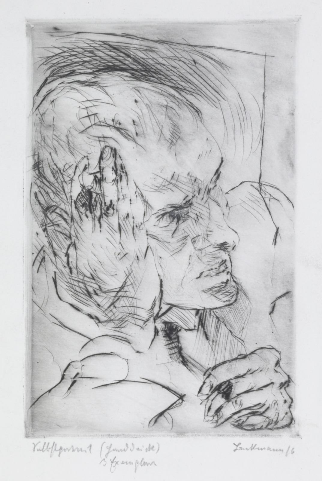 Self-Portrait, Hand to Cheek - Saint Louis Art Museum