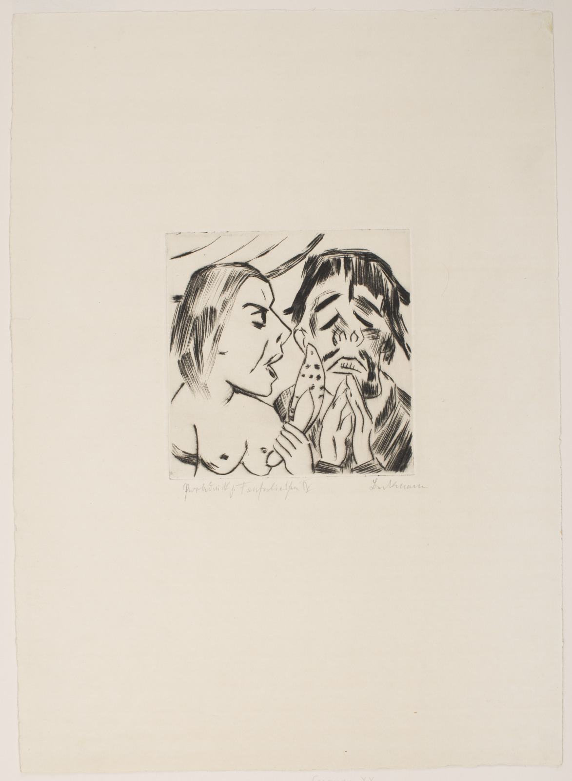 The Bigamist King Jerum Receiving Counsel from His New Wife, Queen ...