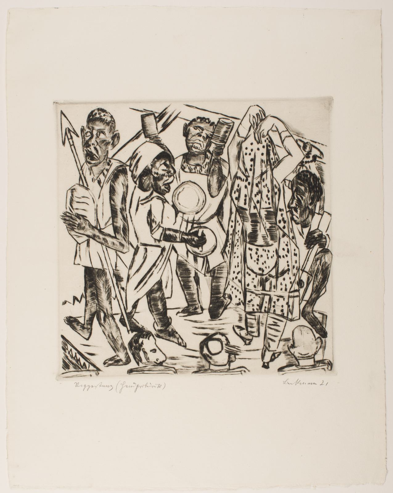 Negro Dance, plate 9 from the portfolio "The Annual Fair" - Saint Louis ...