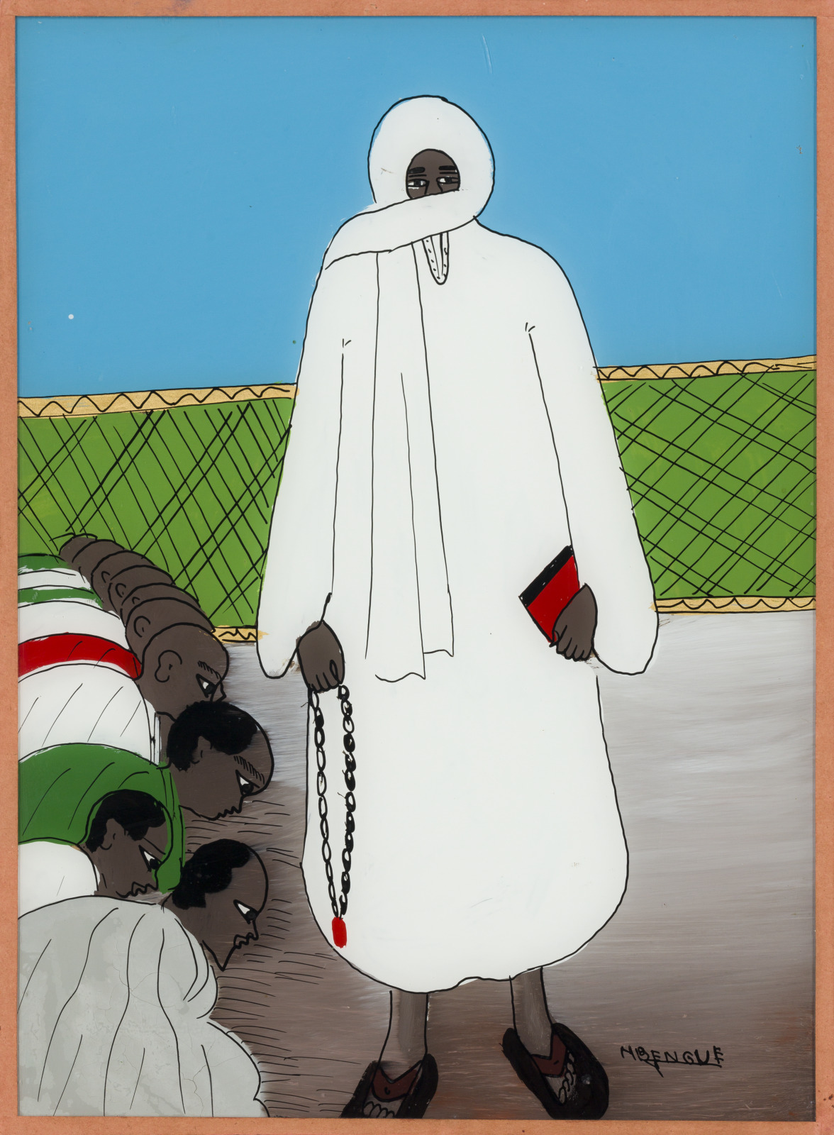 Amadou Bamba and Kneeling Devotees - Saint Louis Art Museum