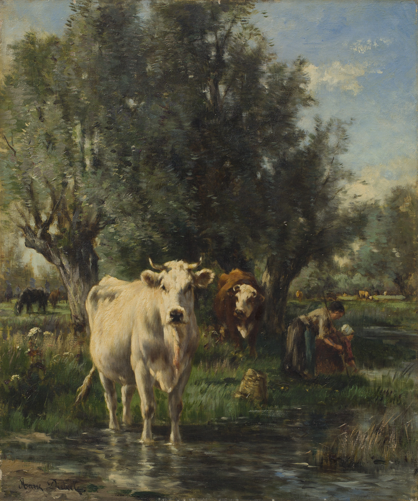 Cattle in a Landscape - Saint Louis Art Museum