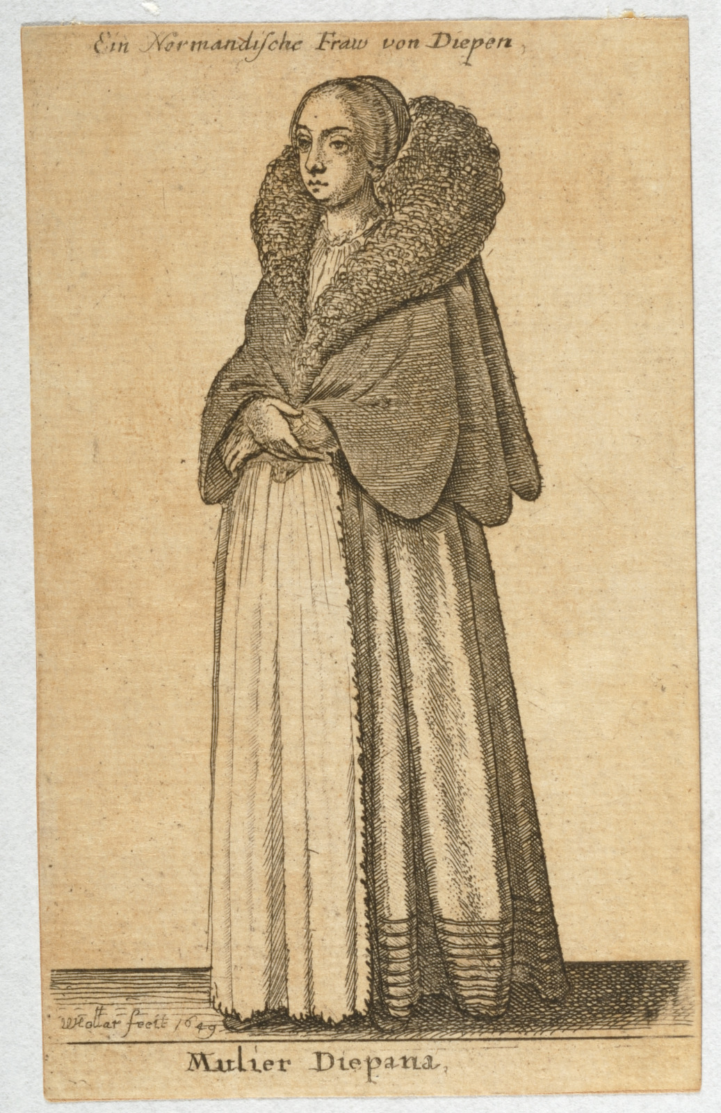 Woman of Normandy, from "Theatrum Mulierum" - Saint Louis Art Museum