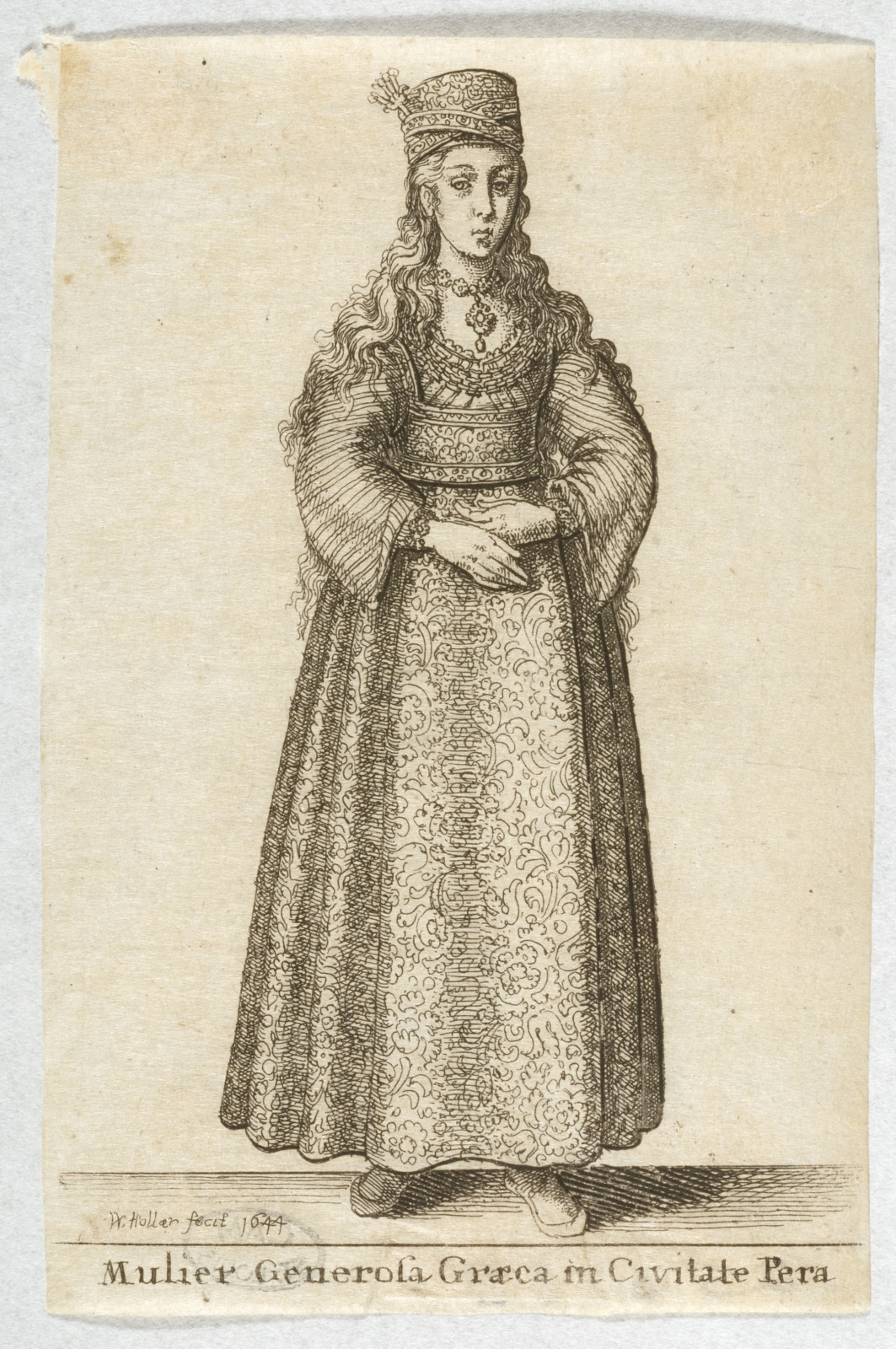 Greek Woman, from "Theatrum Mulierum" - Saint Louis Art Museum