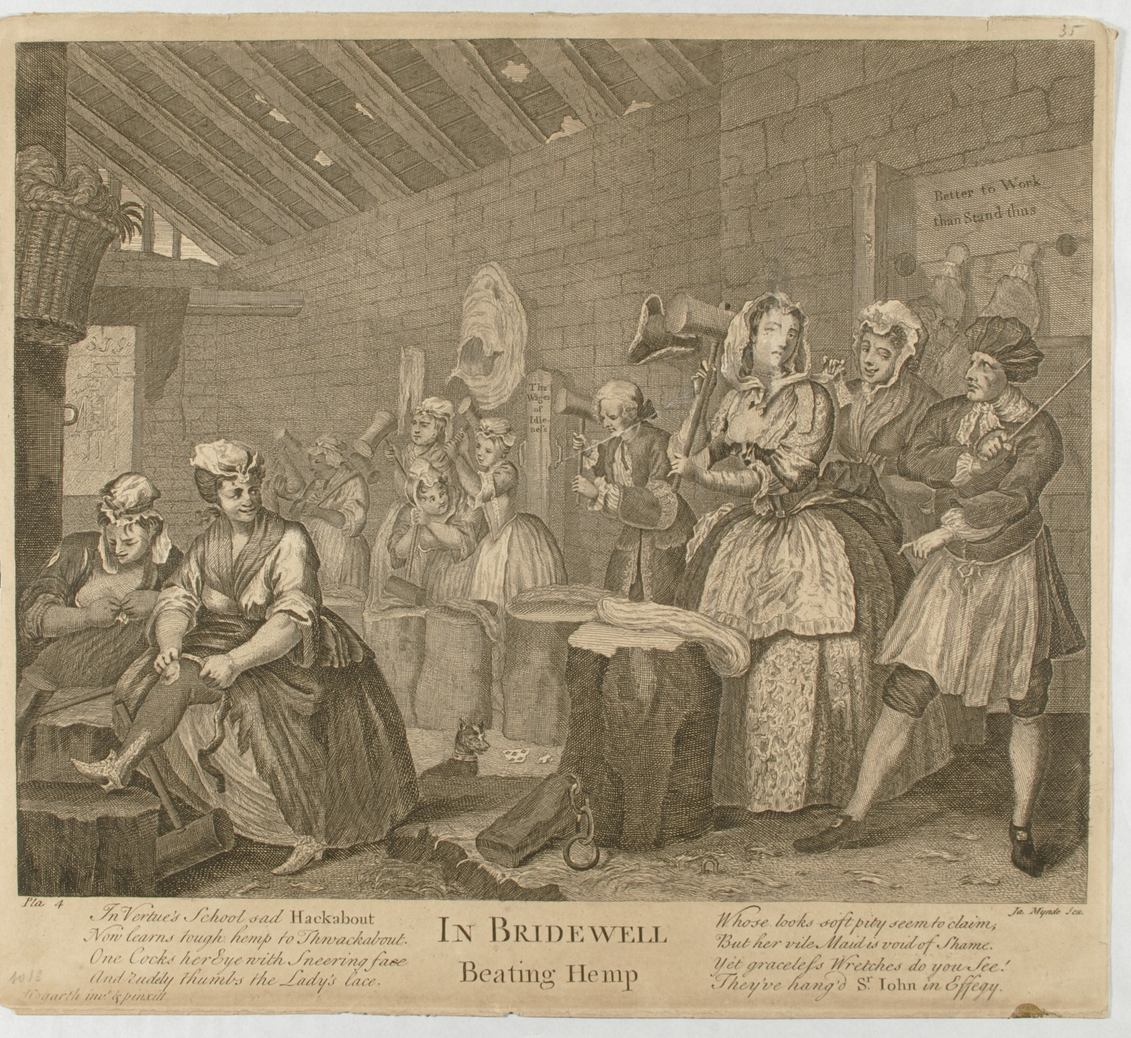 In Bridewell: Beating Hemp - Saint Louis Art Museum