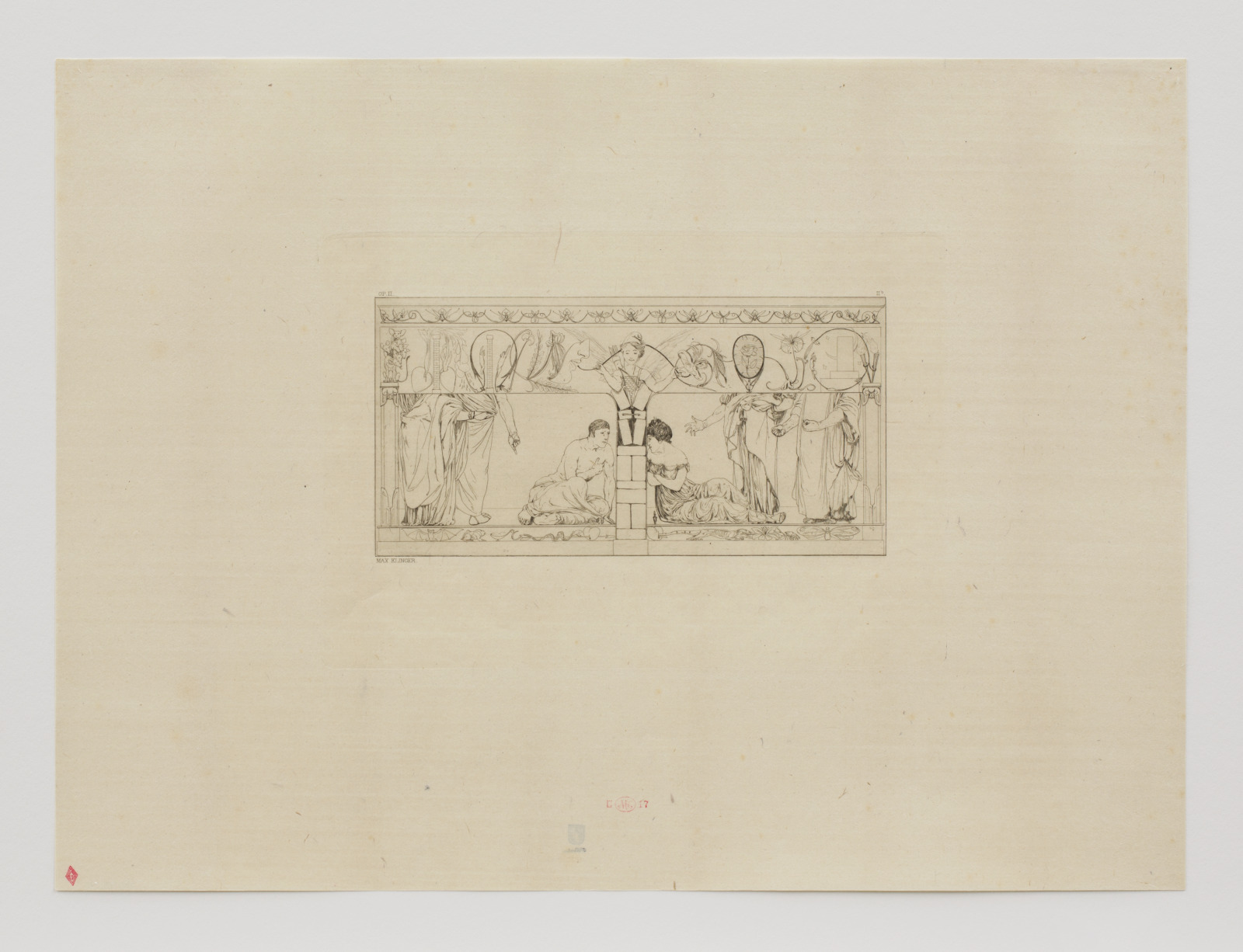 Pyramus and Thisbe I, plate 2 from the series "Rescue of Ovid's Victims ...