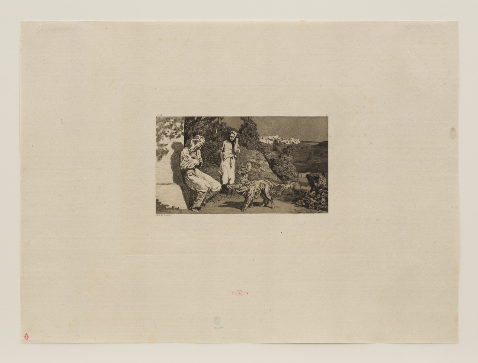 Pyramus and Thisbe II, plate 3 from the series "Rescue of Ovid's ...