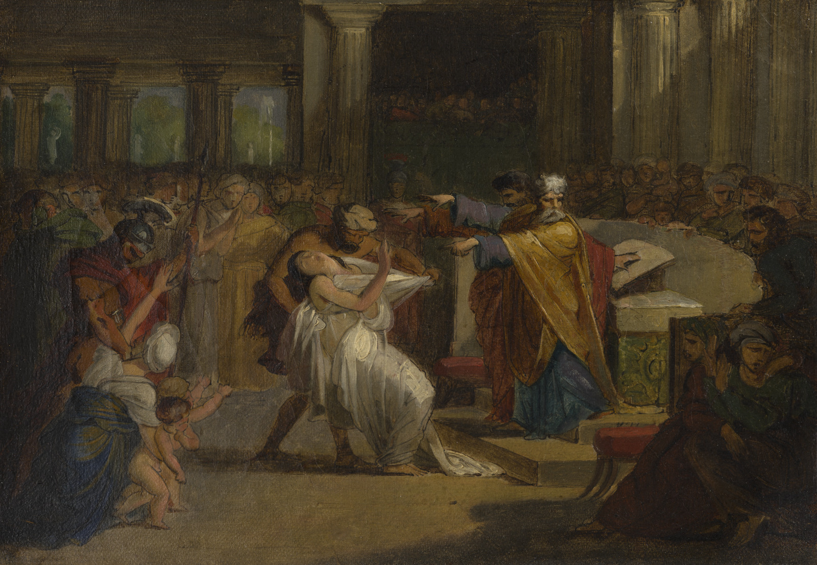 The Condemnation of Rhea Silvia by Amulius - Saint Louis Art Museum