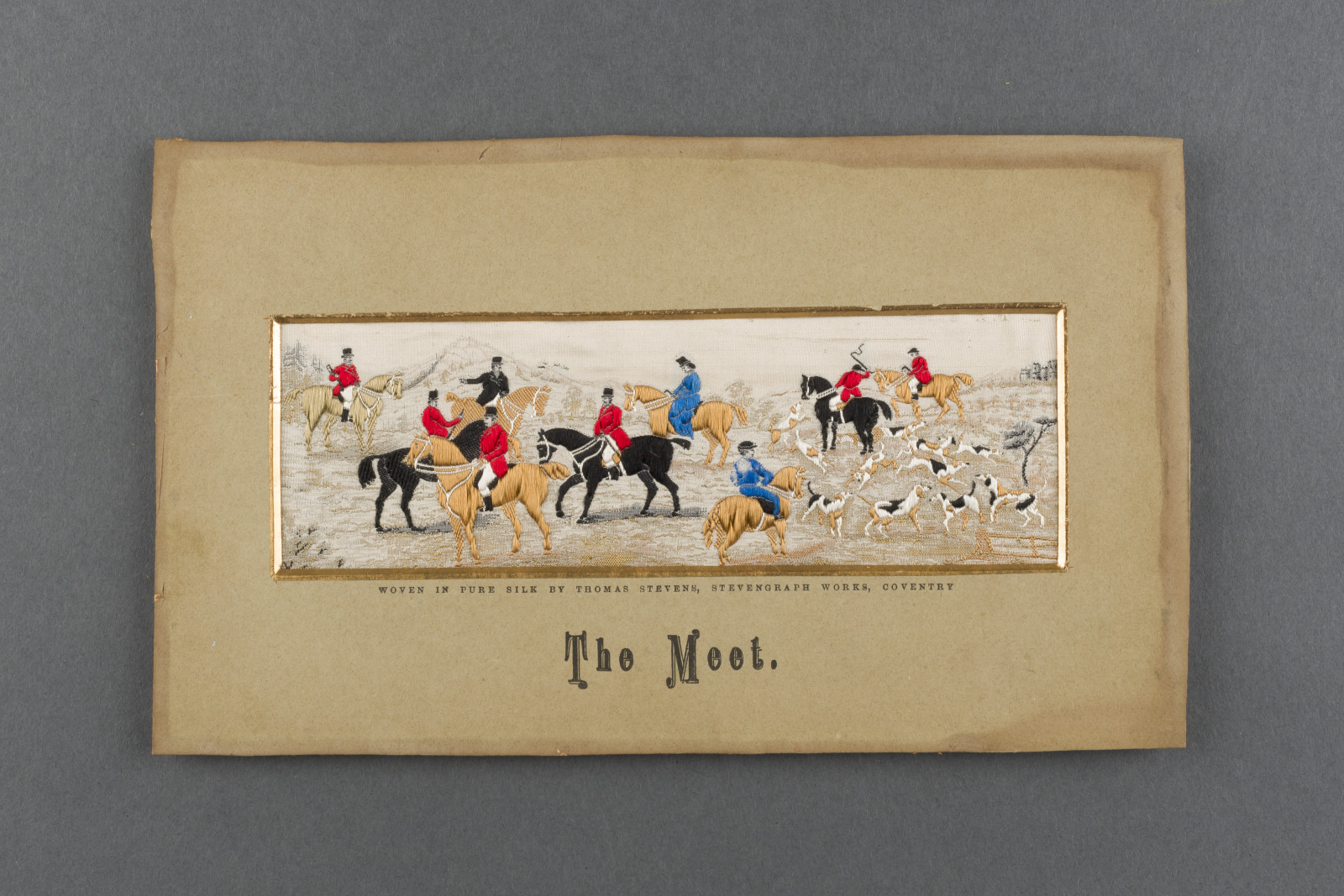 Stevengraph, "The Meet", One of Three - Saint Louis Art Museum