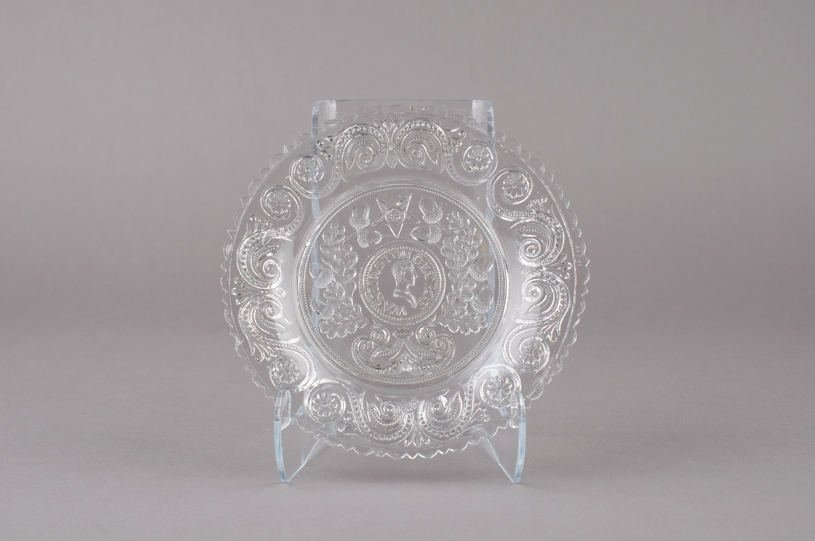 Tea Plate, "George Washington" - Saint Louis Art Museum