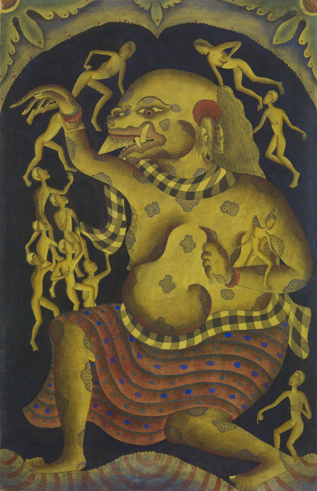 Rangda (Devil Goddess) with Young Followers - Saint Louis Art Museum