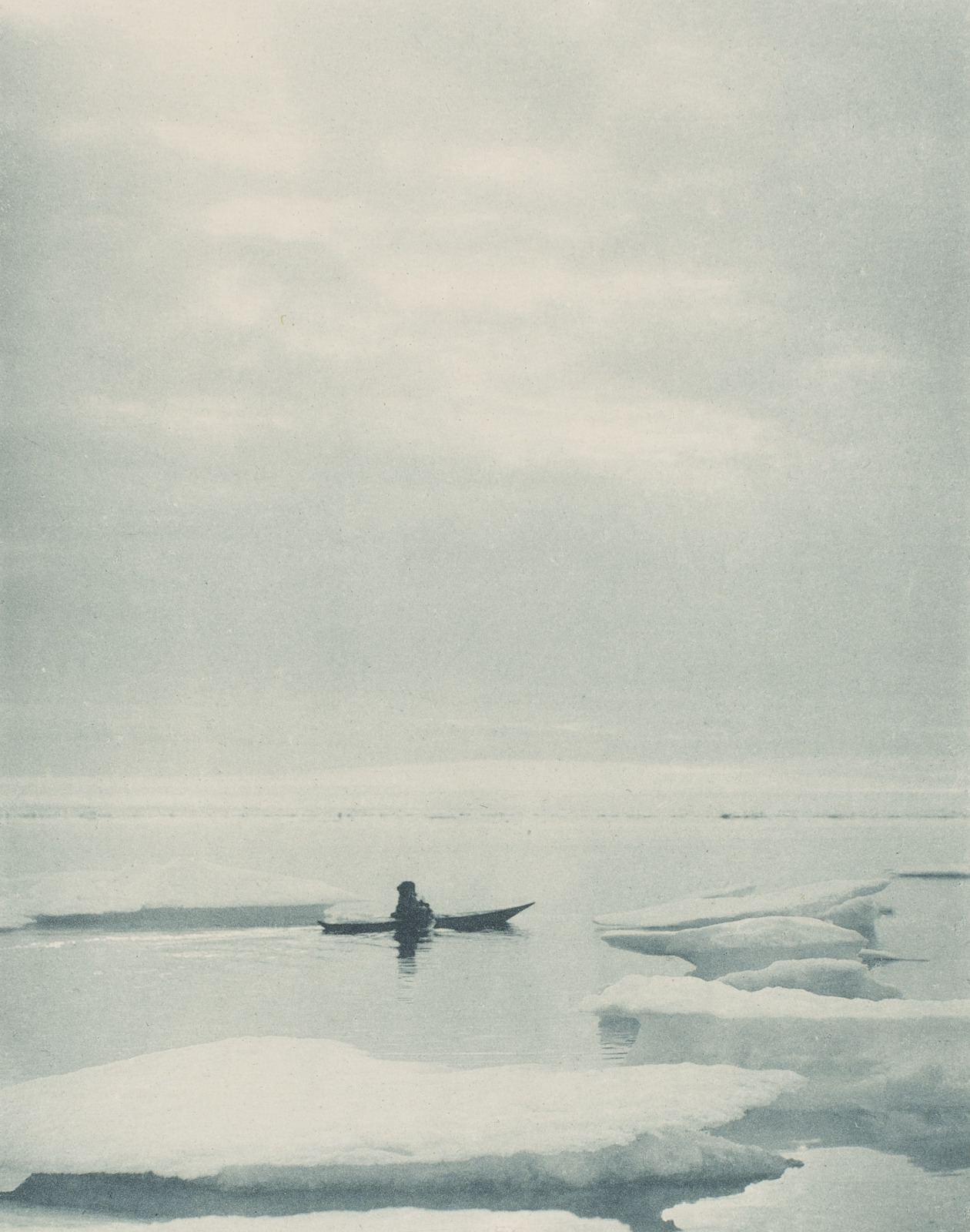 Summer (August); Eskimo Kayak in Northeastern Hudson Bay - Saint Louis ...