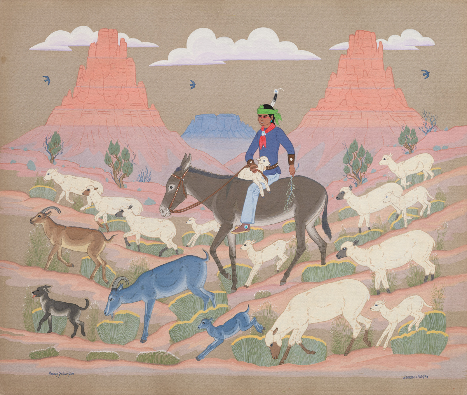 Shepherd in Navajo Country - Saint Louis Art Museum