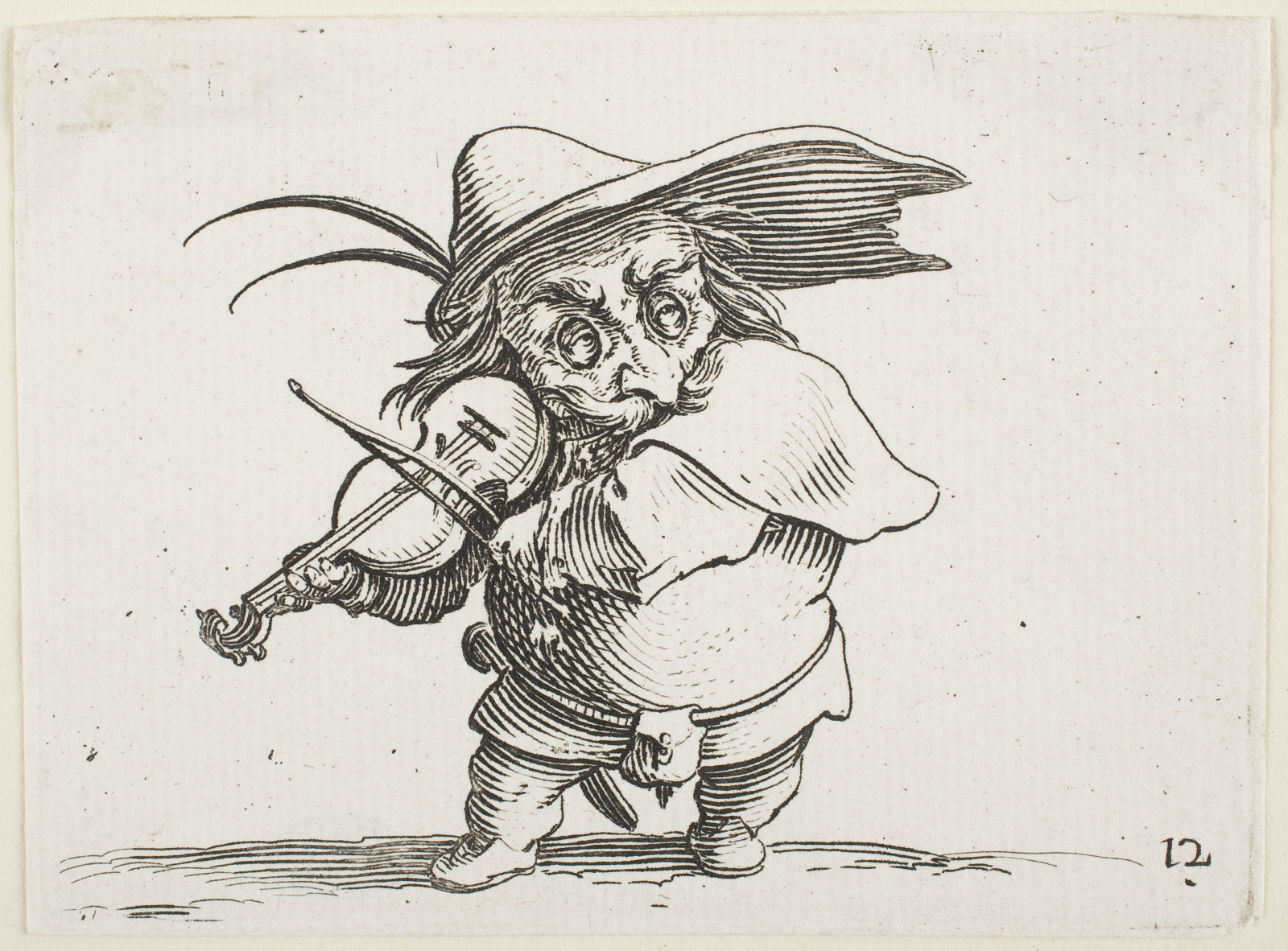 The Violin Player, from the series "The Deformed Ones" - Saint Louis ...