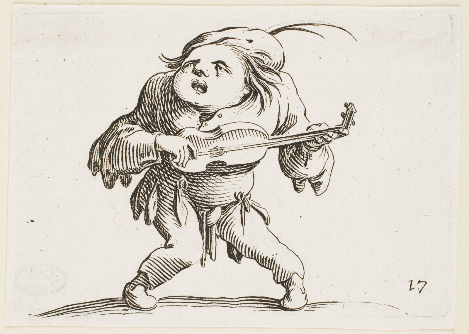 The Bandy - Legged Guitarist, from the series "The Deformed Ones ...