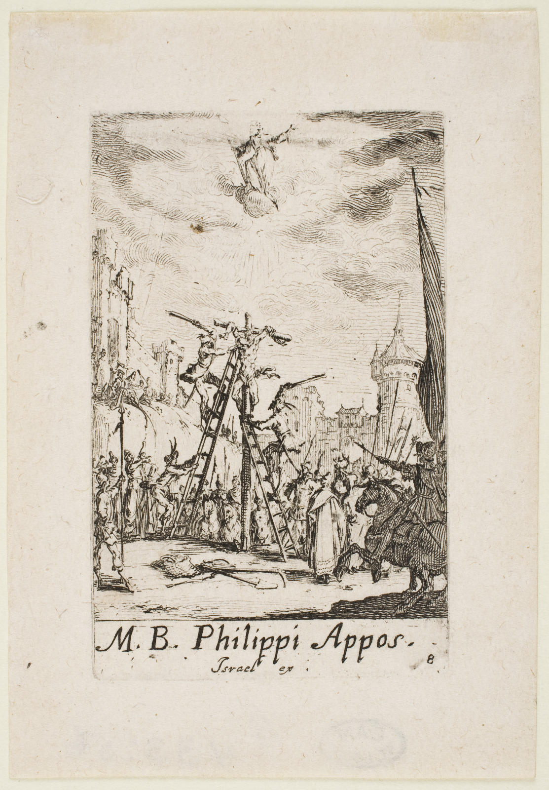 Martyrdom of St. Philip, number 8 from the series "The Little Apostles ...