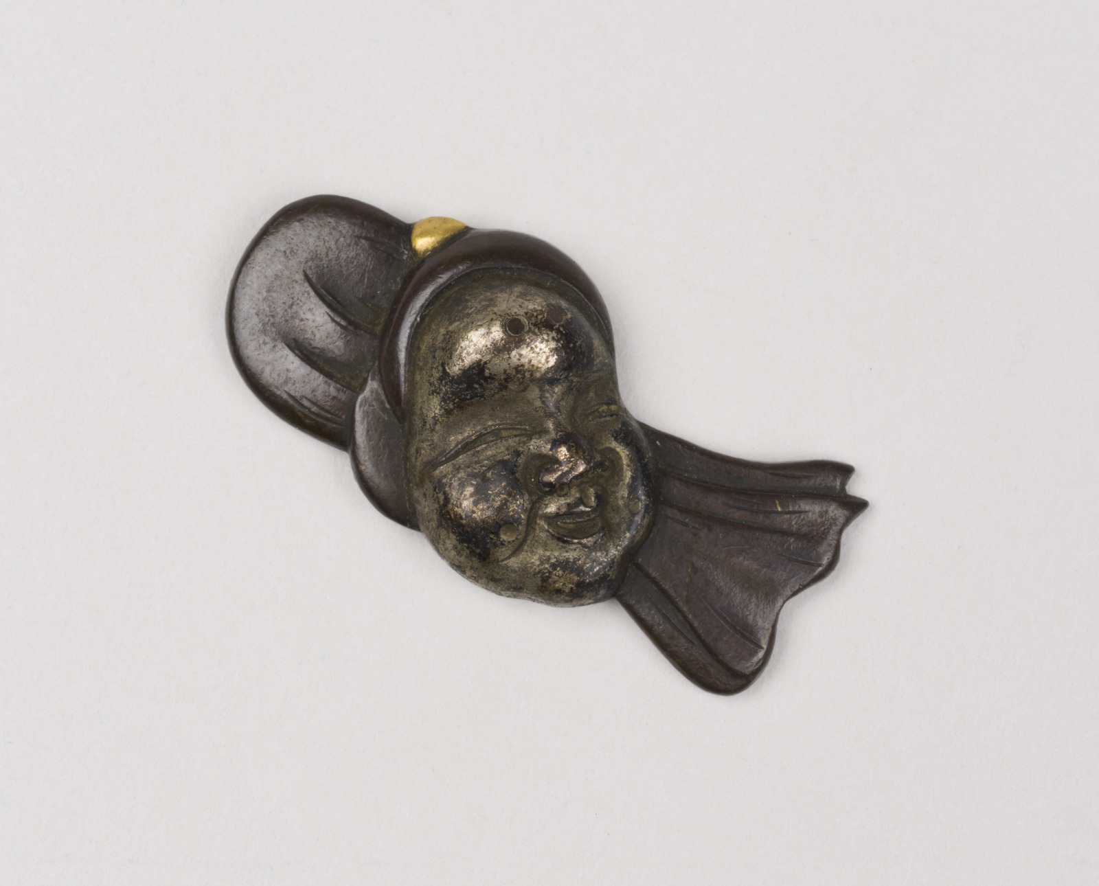 Sword-Grip Ornament (menuki) in the Form of an Okame Nō Mask - Saint ...