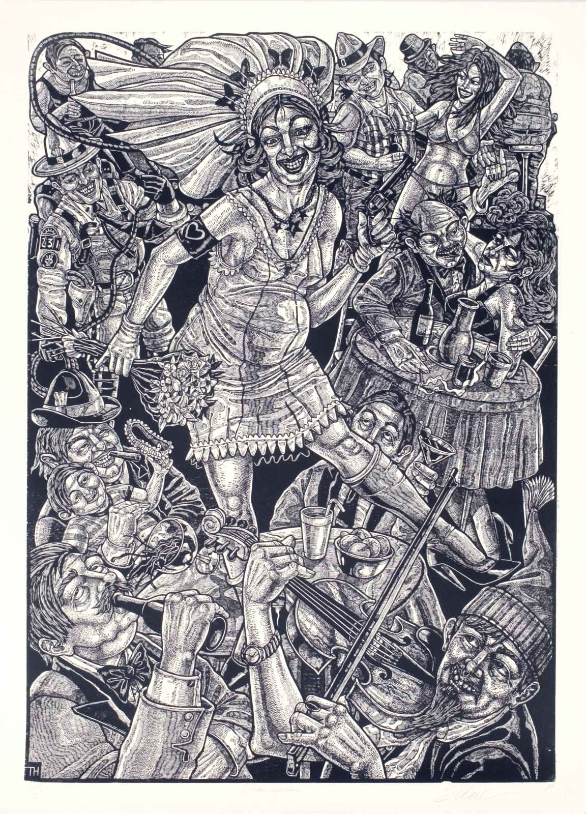 Dollar Dance, from the series "The Bloody Bucket" - Saint Louis Art Museum