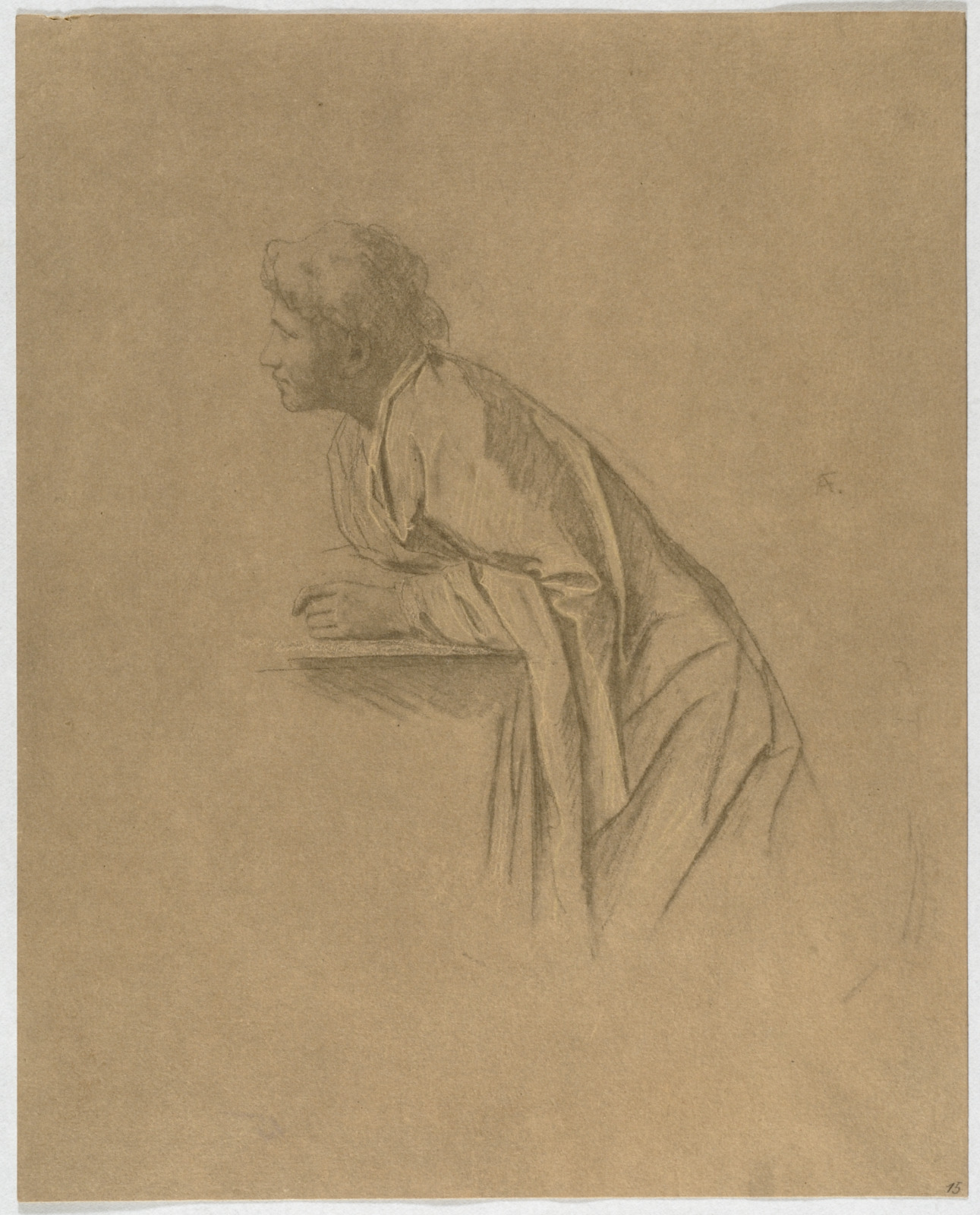 Lean Figure, Study for Plate's Banquet - Saint Louis Art Museum