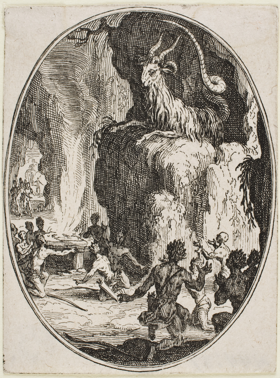 The Worship of the Devil, from the series "The Sacrifices" - Saint ...