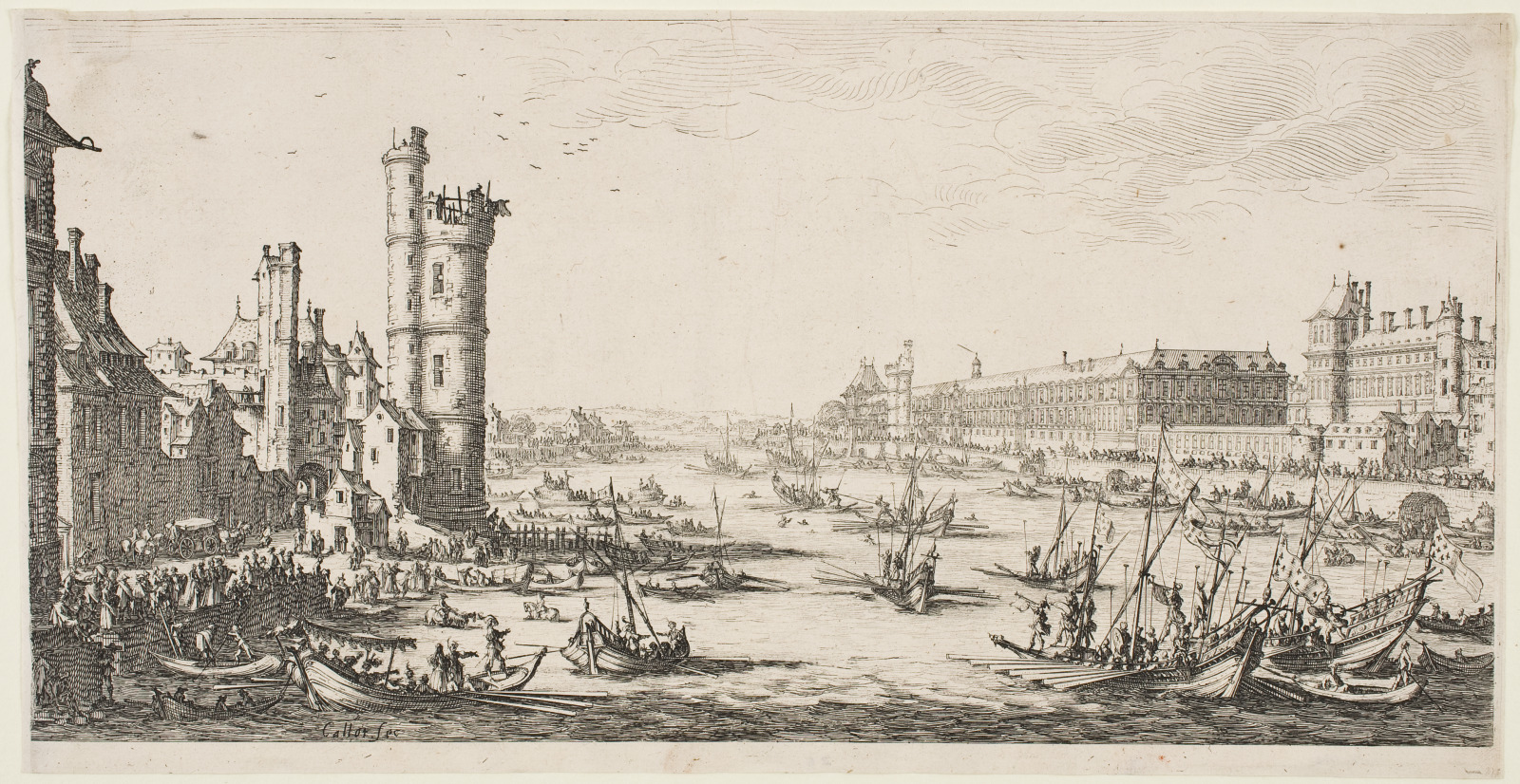 The Large Views of Paris: View of the Louvre - Saint Louis Art Museum