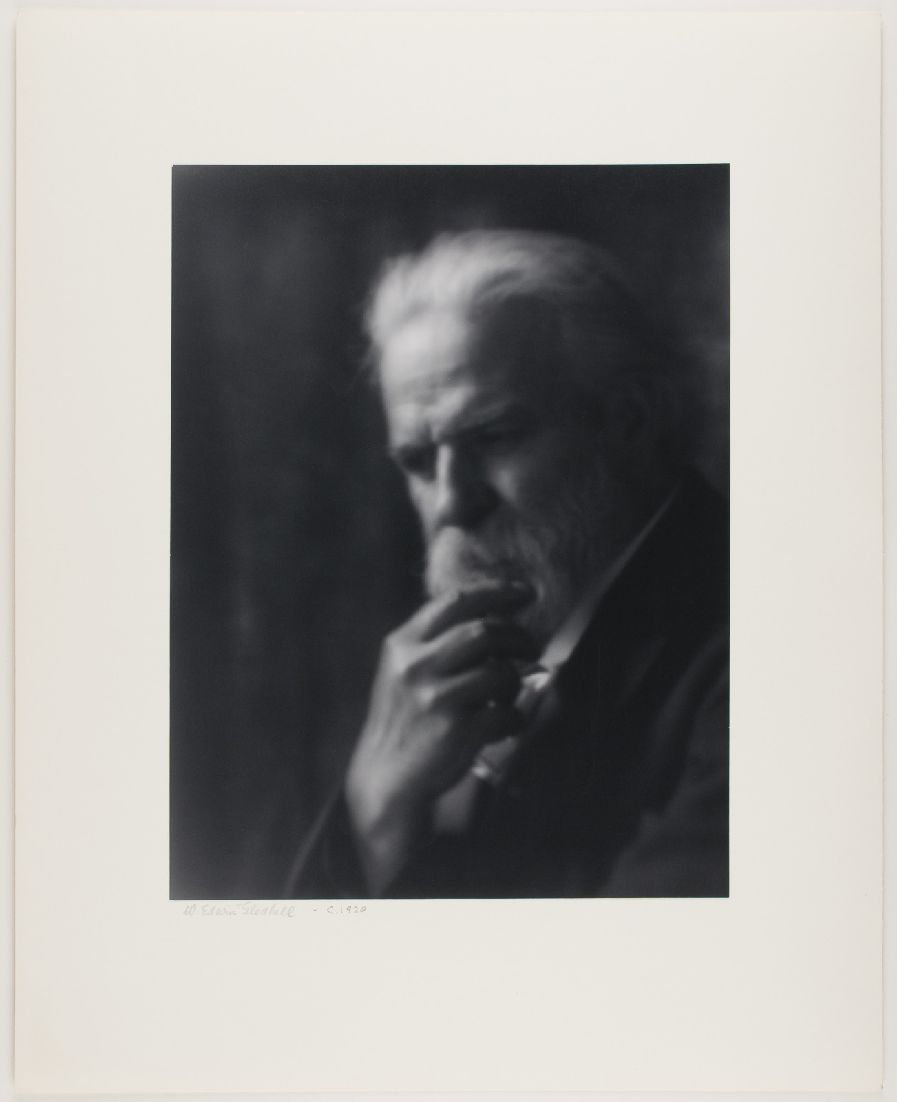 Edwin Markham, from Portraiture portfolio - Saint Louis Art Museum