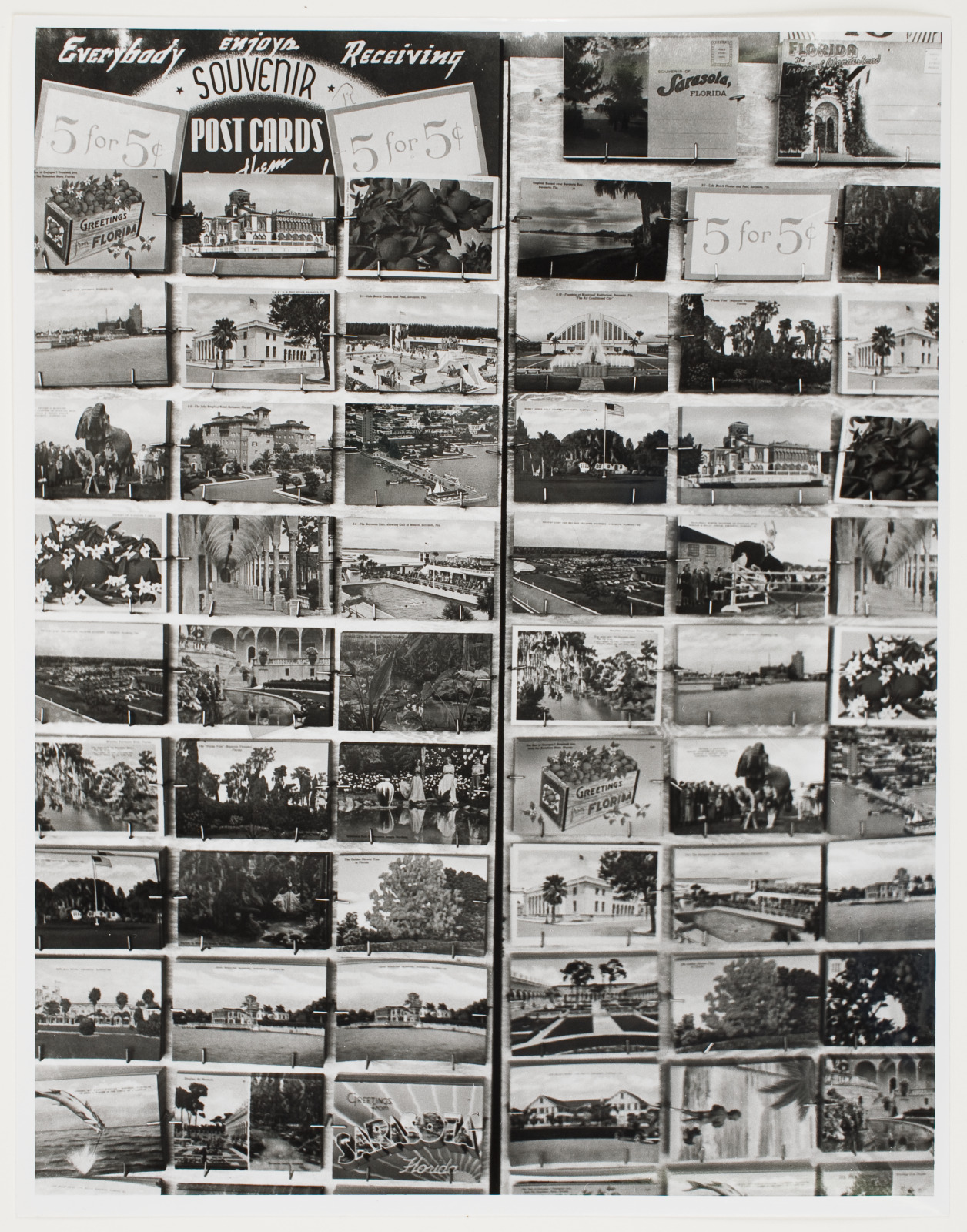 Postcard display, Florida - Saint Louis Art Museum