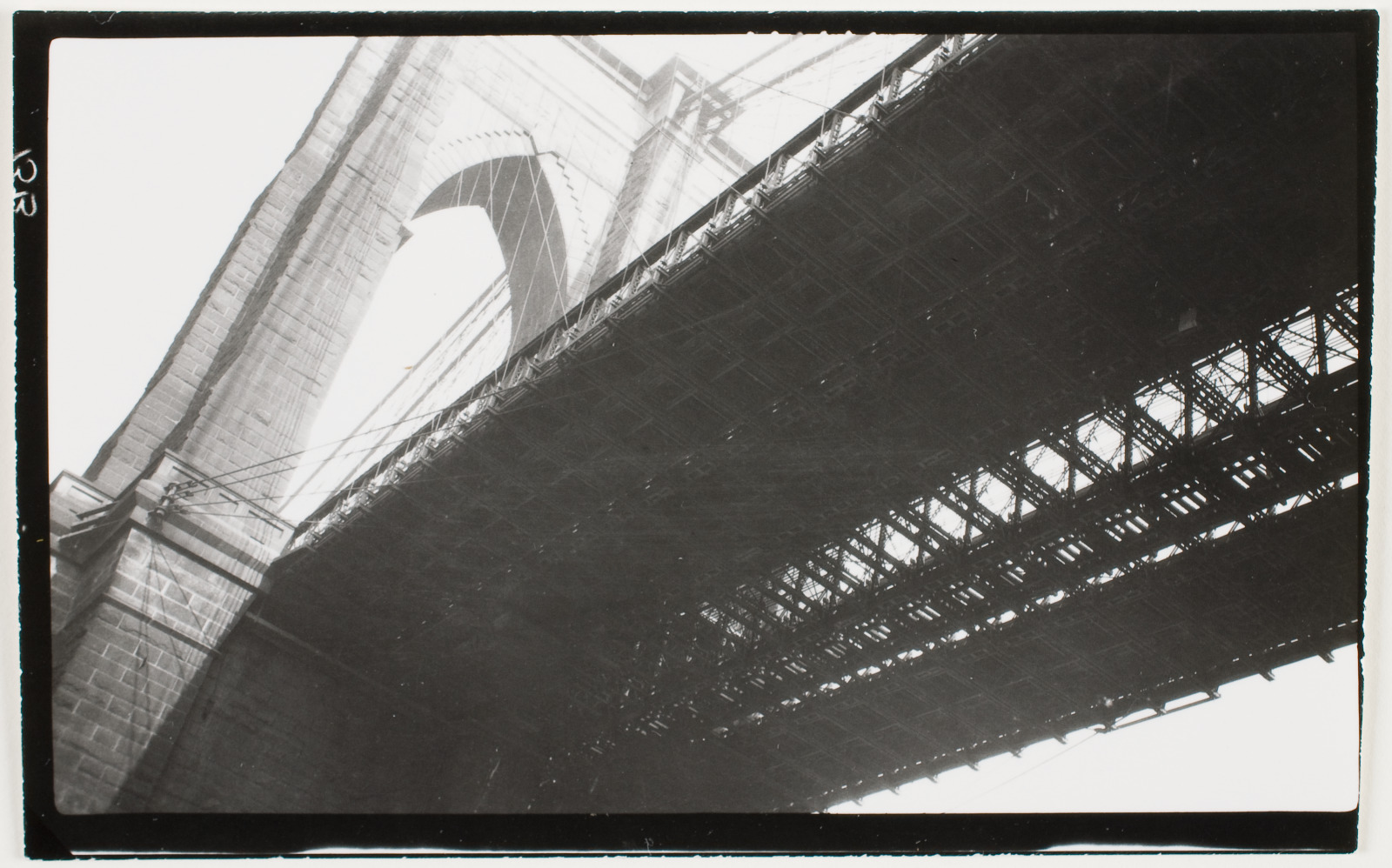 Brooklyn Bridge (from below) - Saint Louis Art Museum