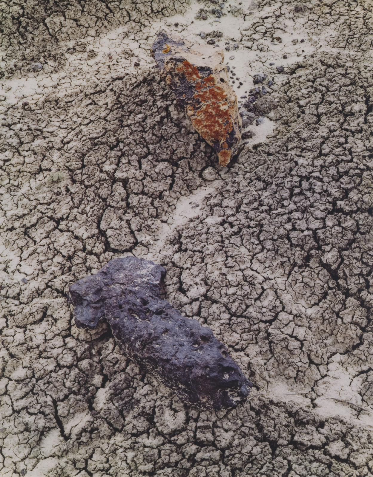 Stones and Cracked Mud, Black Place, New Mexico - Saint Louis Art Museum