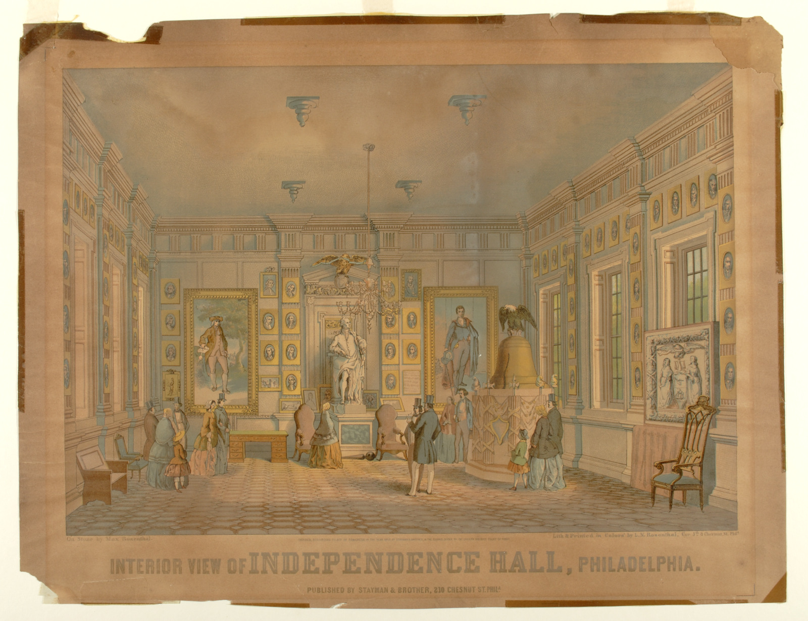 Interior View of Independence Hall, Philadelphia - Saint Louis Art Museum