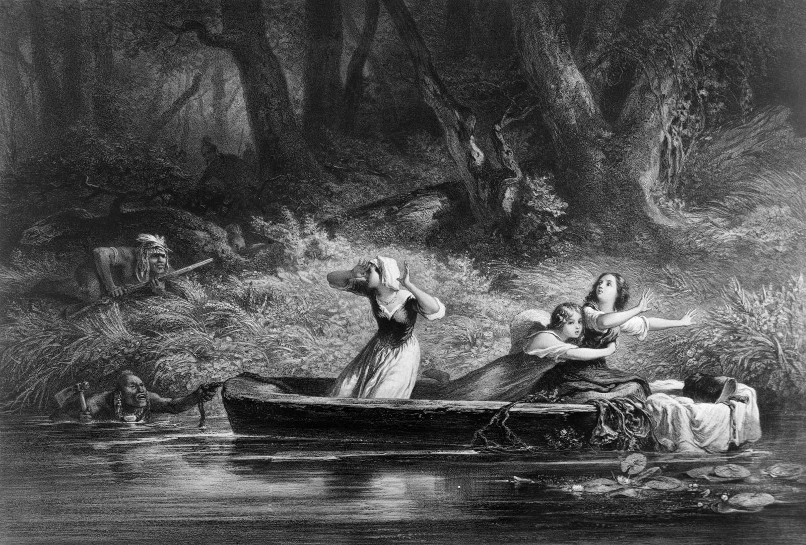Capture of the Daughters of Daniel Boone and Callaway by the Indians ...