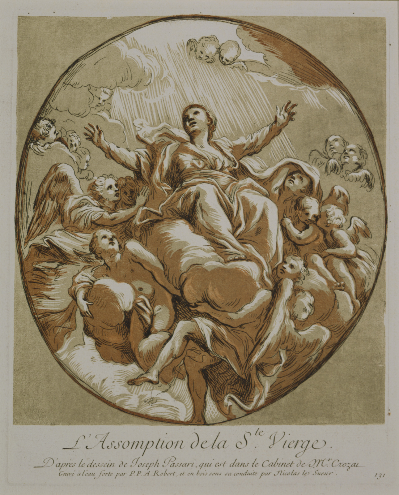 The Assumption of the Virgin, from "Cabinet Crozat" - Saint Louis Art ...