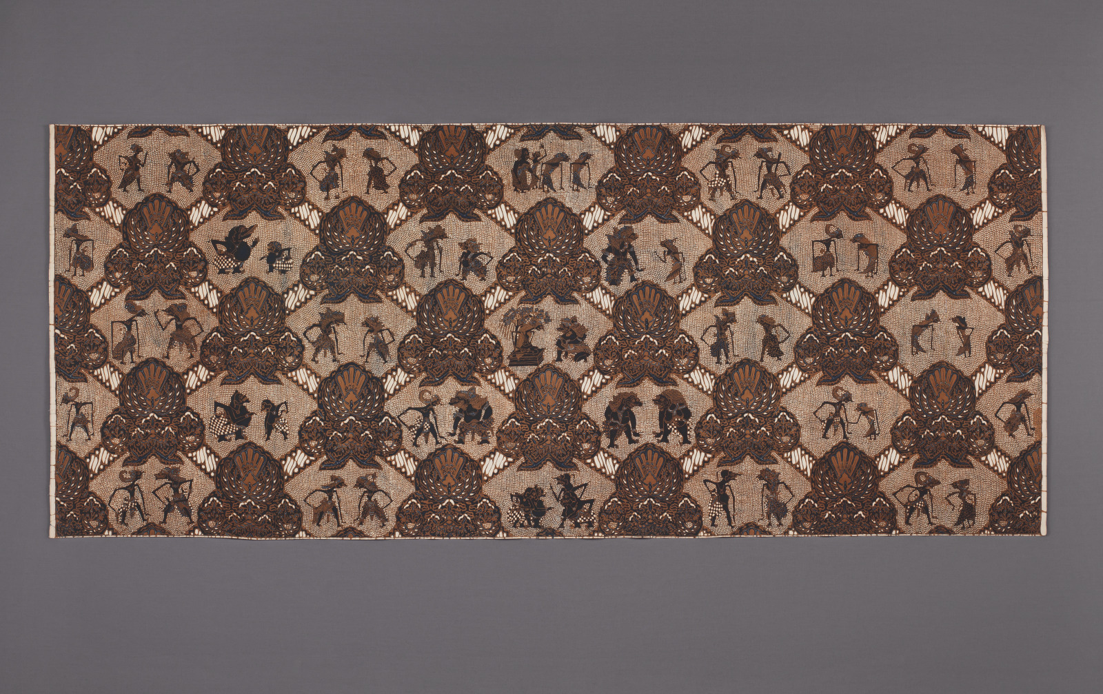 Man's Lower Body Wrapper (kain panjang) with Design of the "Ciptoning ...
