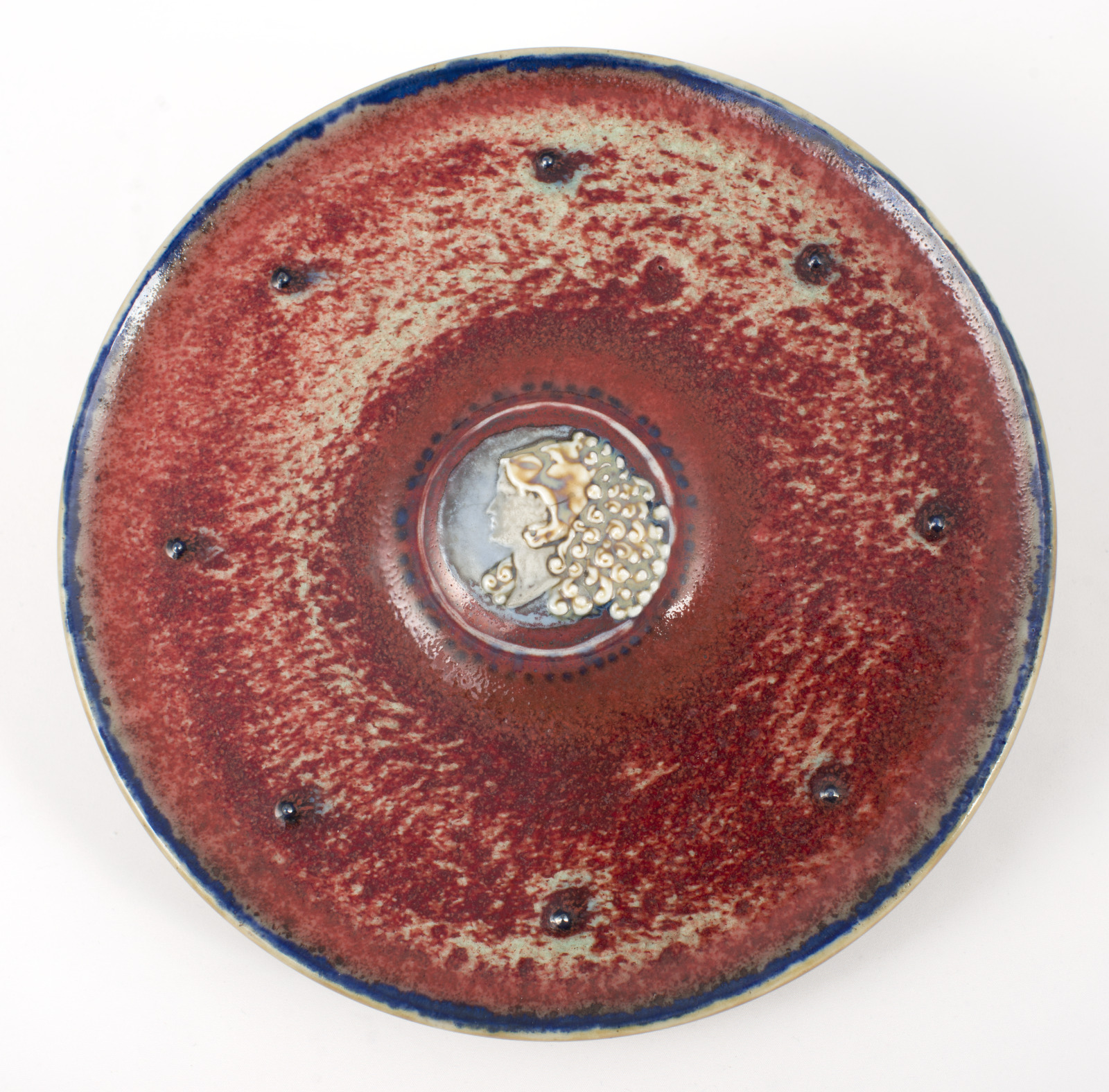 Dish, Hercules with Lion's Mane - Saint Louis Art Museum