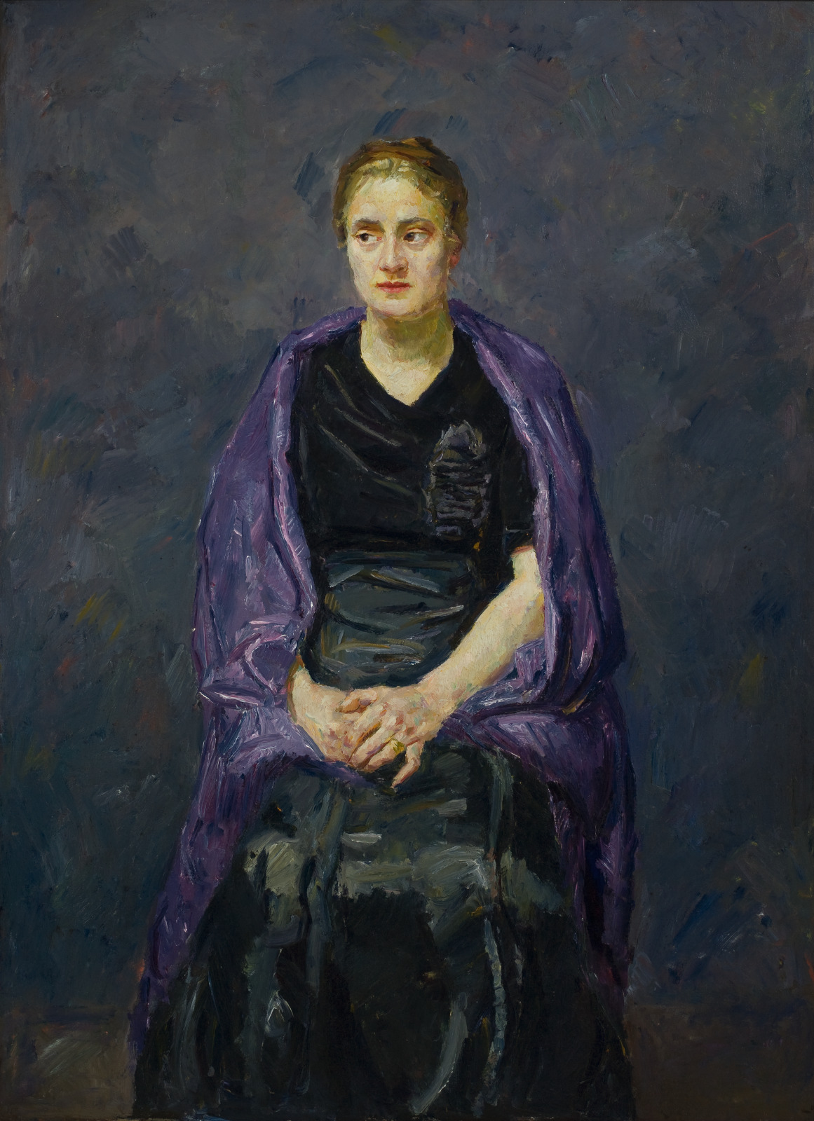 Portrait of Mink with Violet Shawl - Saint Louis Art Museum