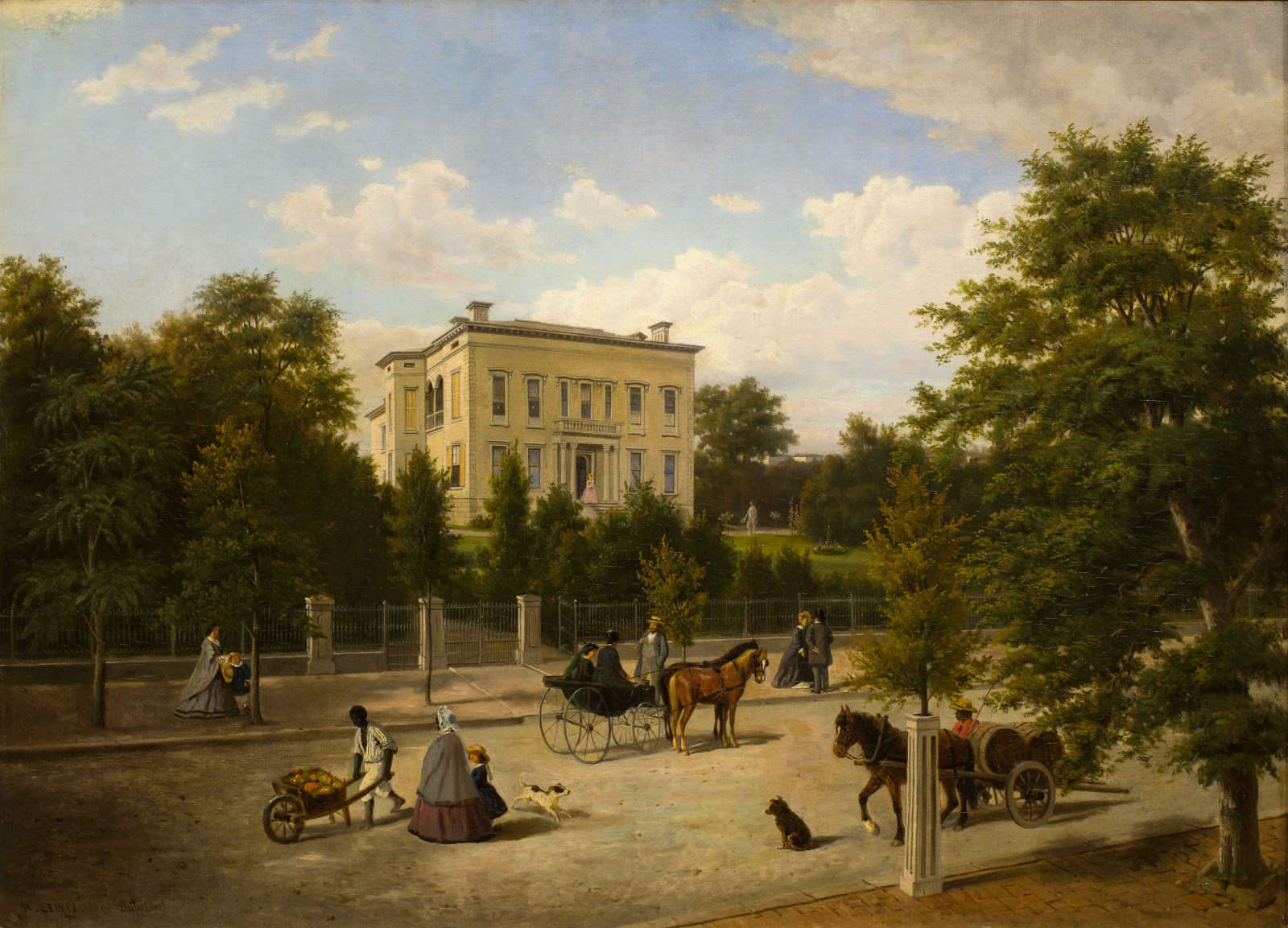 A Street in Saint Louis - Saint Louis Art Museum