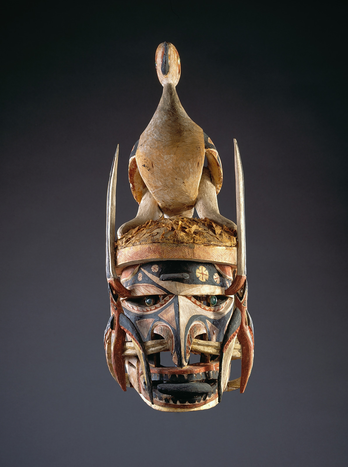 Malagan Mask With Bird on Head - Saint Louis Art Museum