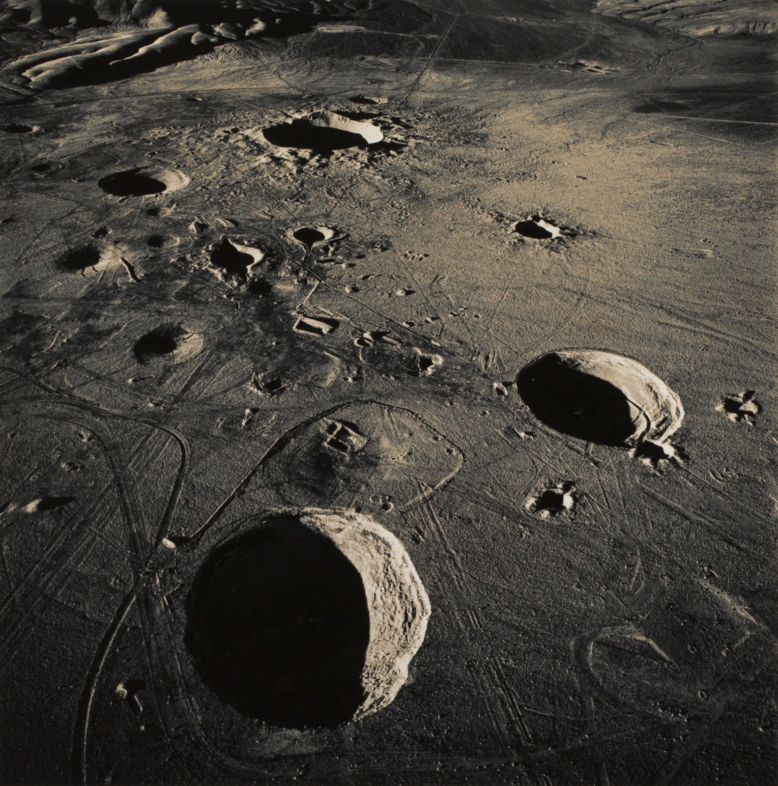 Nuclear Test Craters on Yucca Flat, Area 10, Nevada Test Site - Saint ...