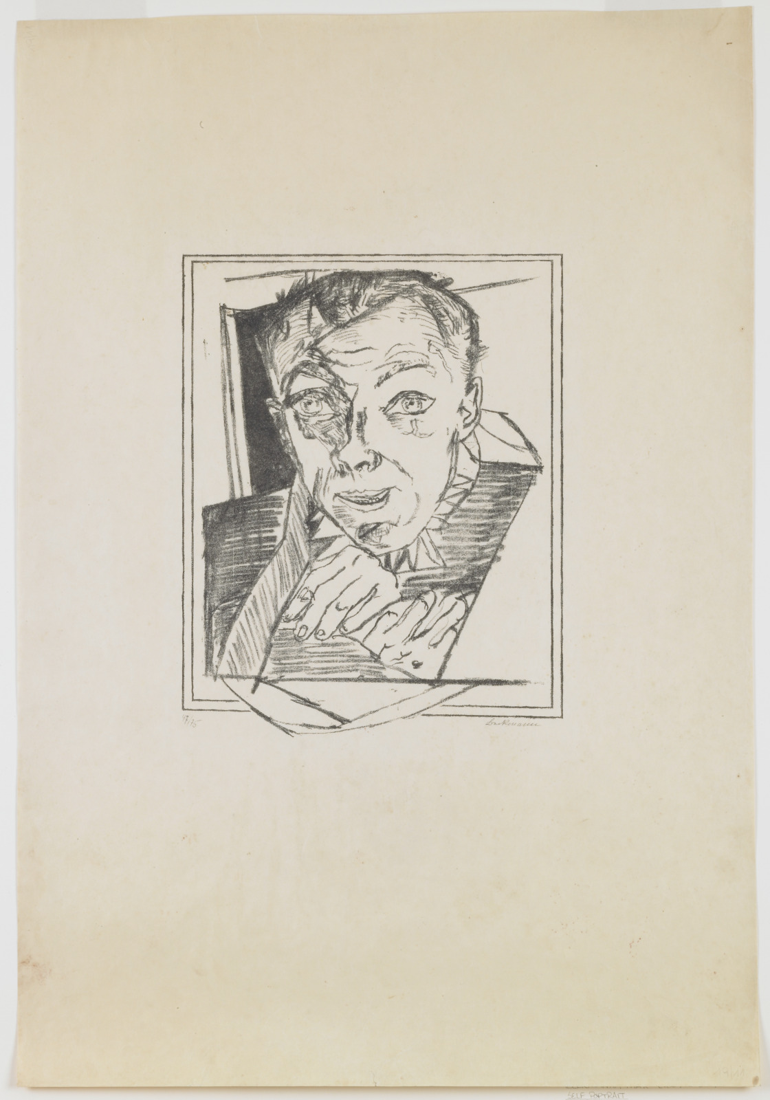 plate 1: Self-Portrait - Saint Louis Art Museum