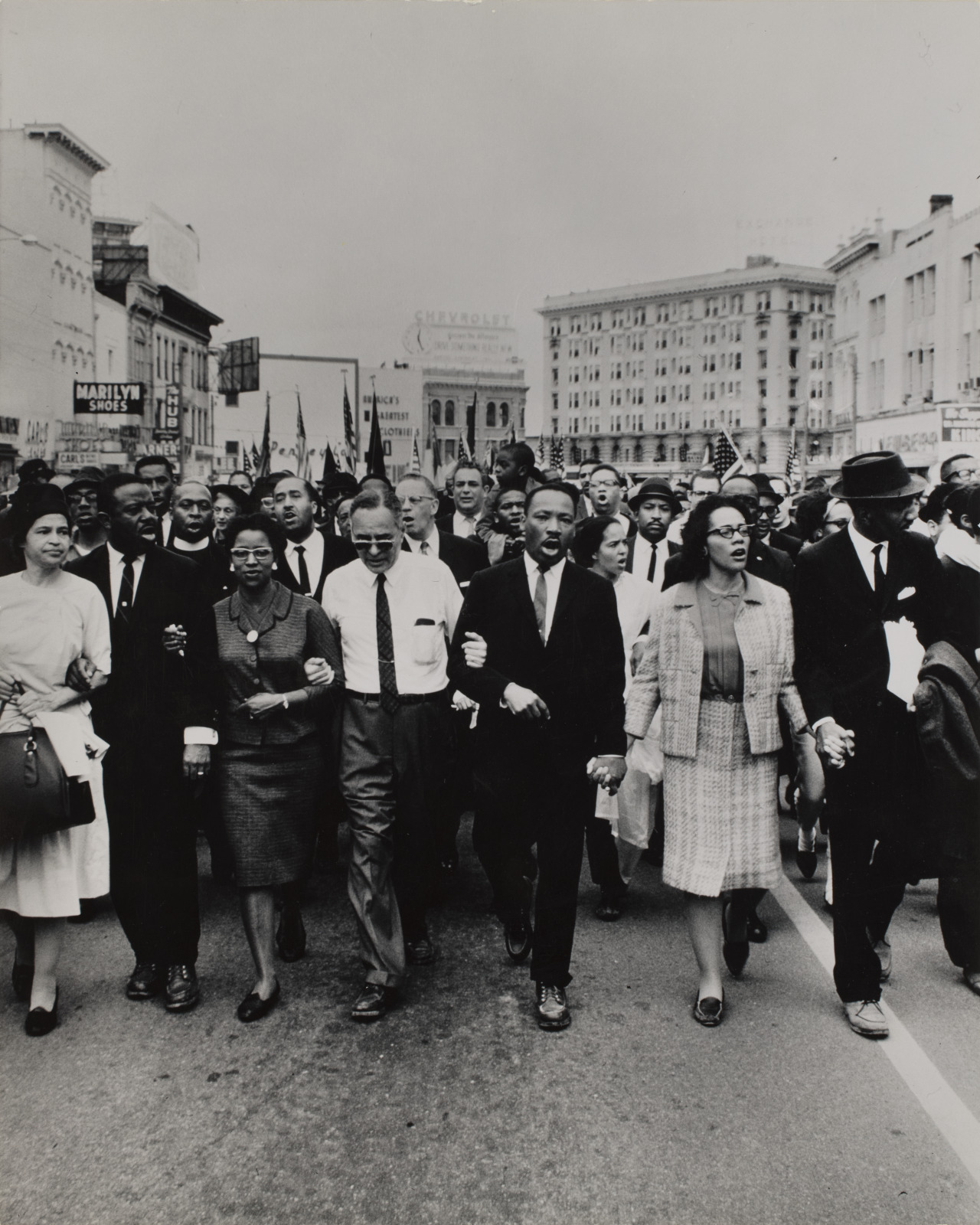 Rosa Parks, Dr. and Mrs. Abernathy, Dr. Ralph Bunche, and Dr. and Mrs ...