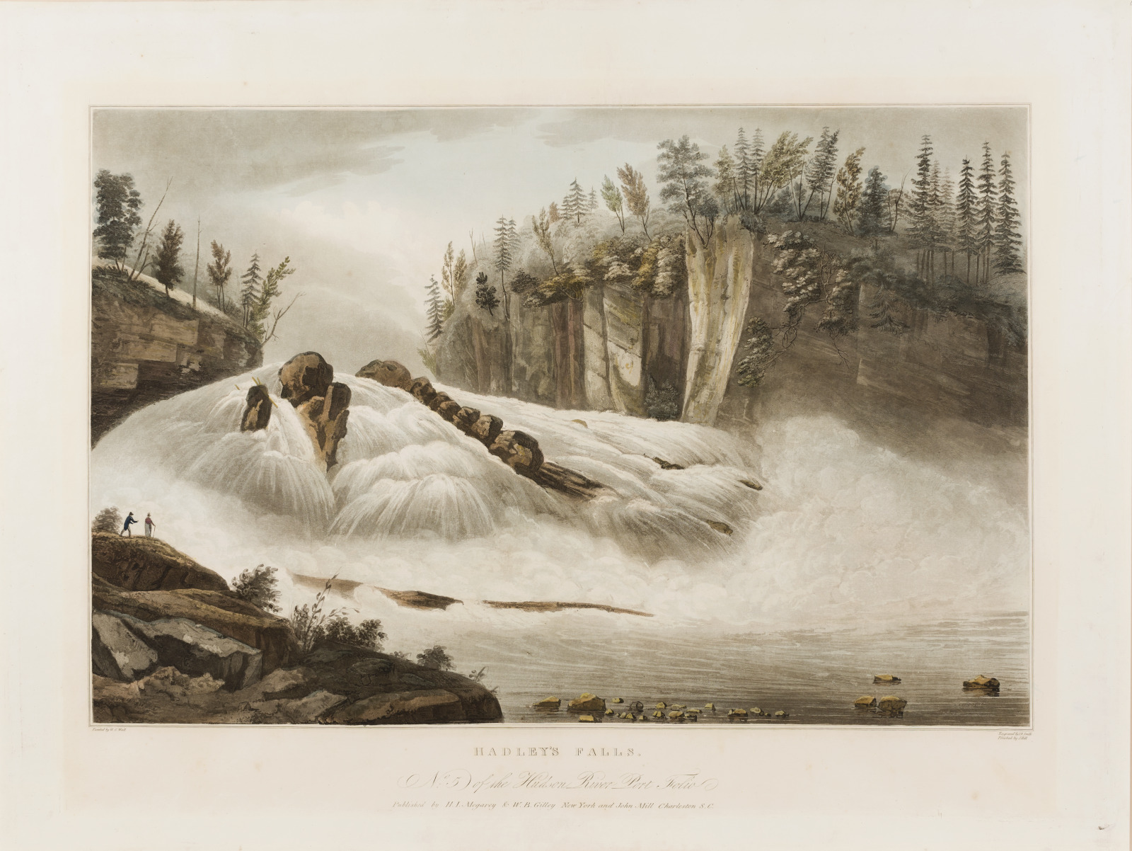 Hadley's Falls, from "The Hudson River Portfolio" - Saint Louis Art Museum